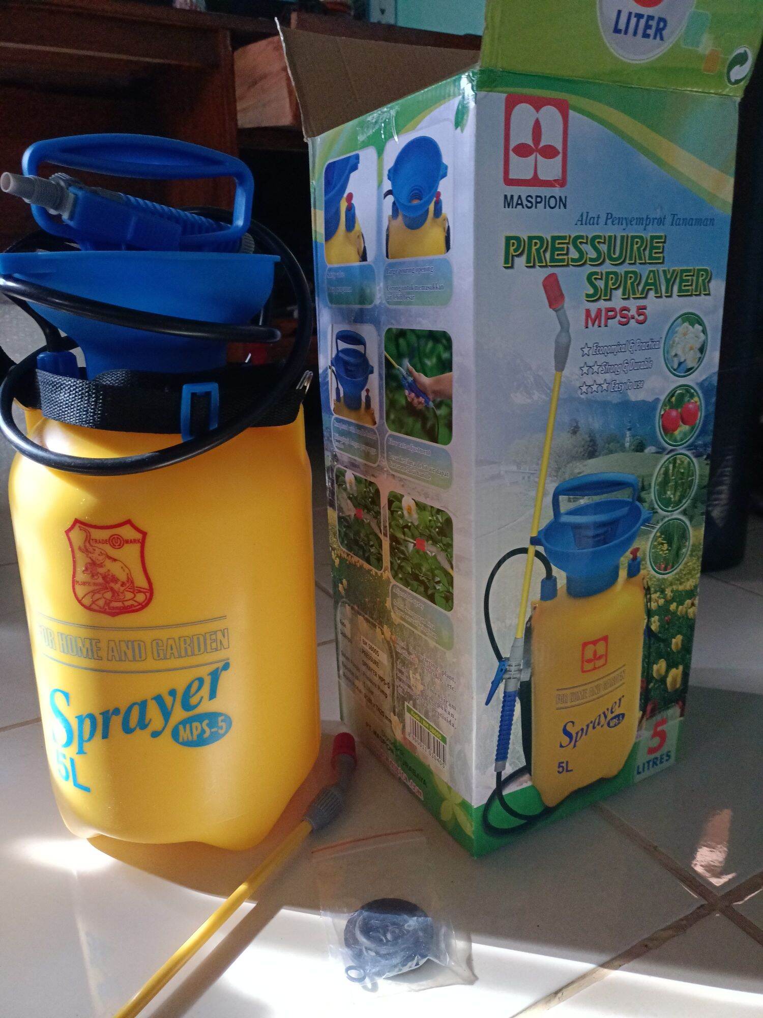 ALAT PENYEMPROT TANAMAN 5 L PRESSURE SPRAYER MPS 5 MASPION MURAH ...