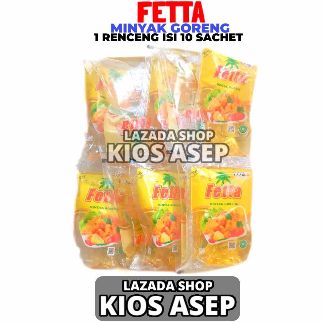 Minyak Goreng Fetta 1 Renceng Isi 10 Sachet 50ML | Lazada Indonesia