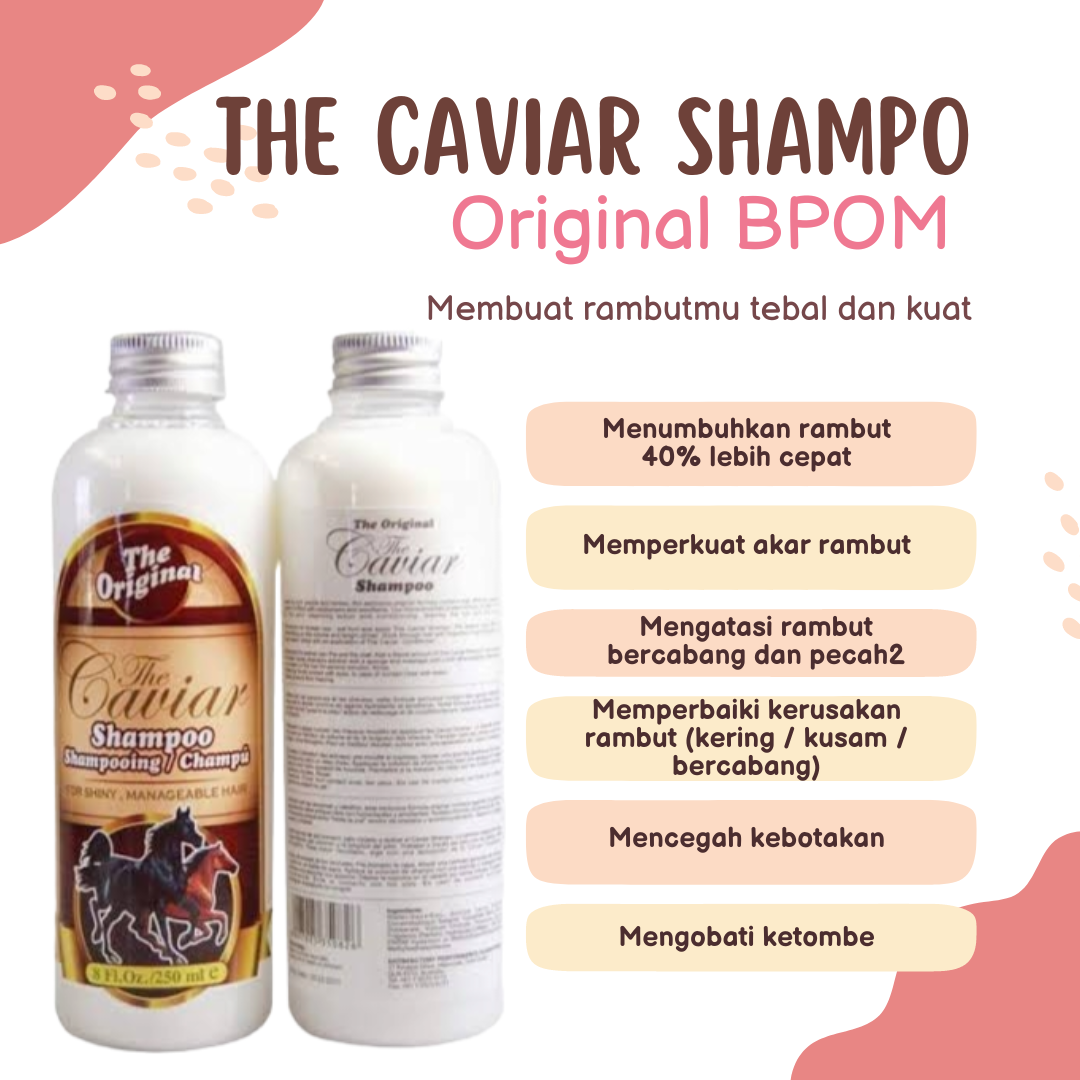 Caviar Shampo BPOM Shampo Kuda | Lazada Indonesia