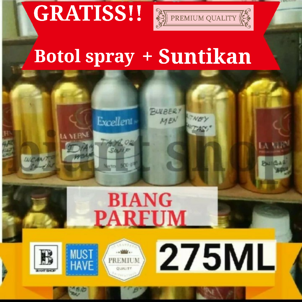 bibit biang parfum 275ml gratis botol spray dan suntikan,di profill ...