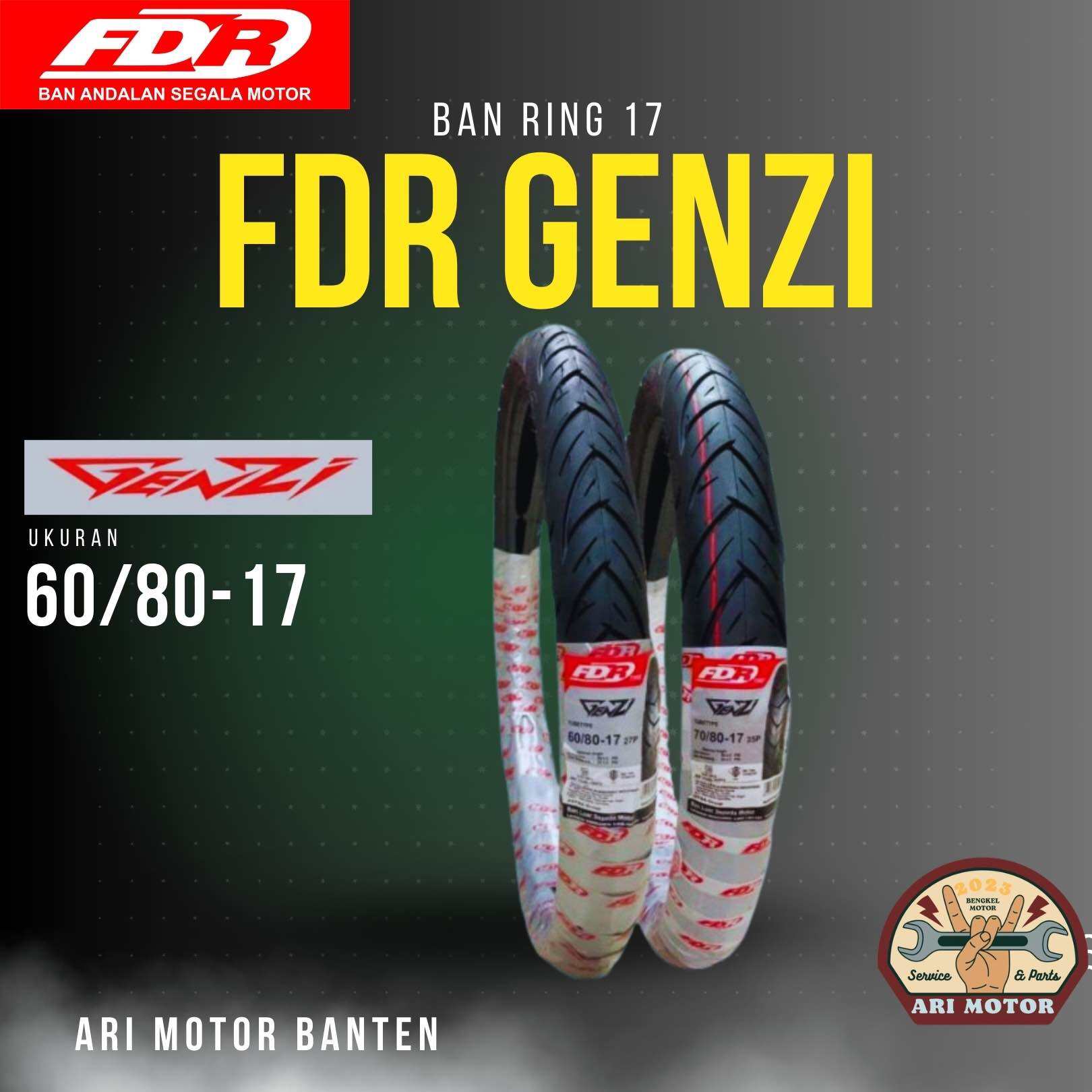 Ban FDR Genzi ring 17 ukuran 60/80 Tube Type | Lazada Indonesia
