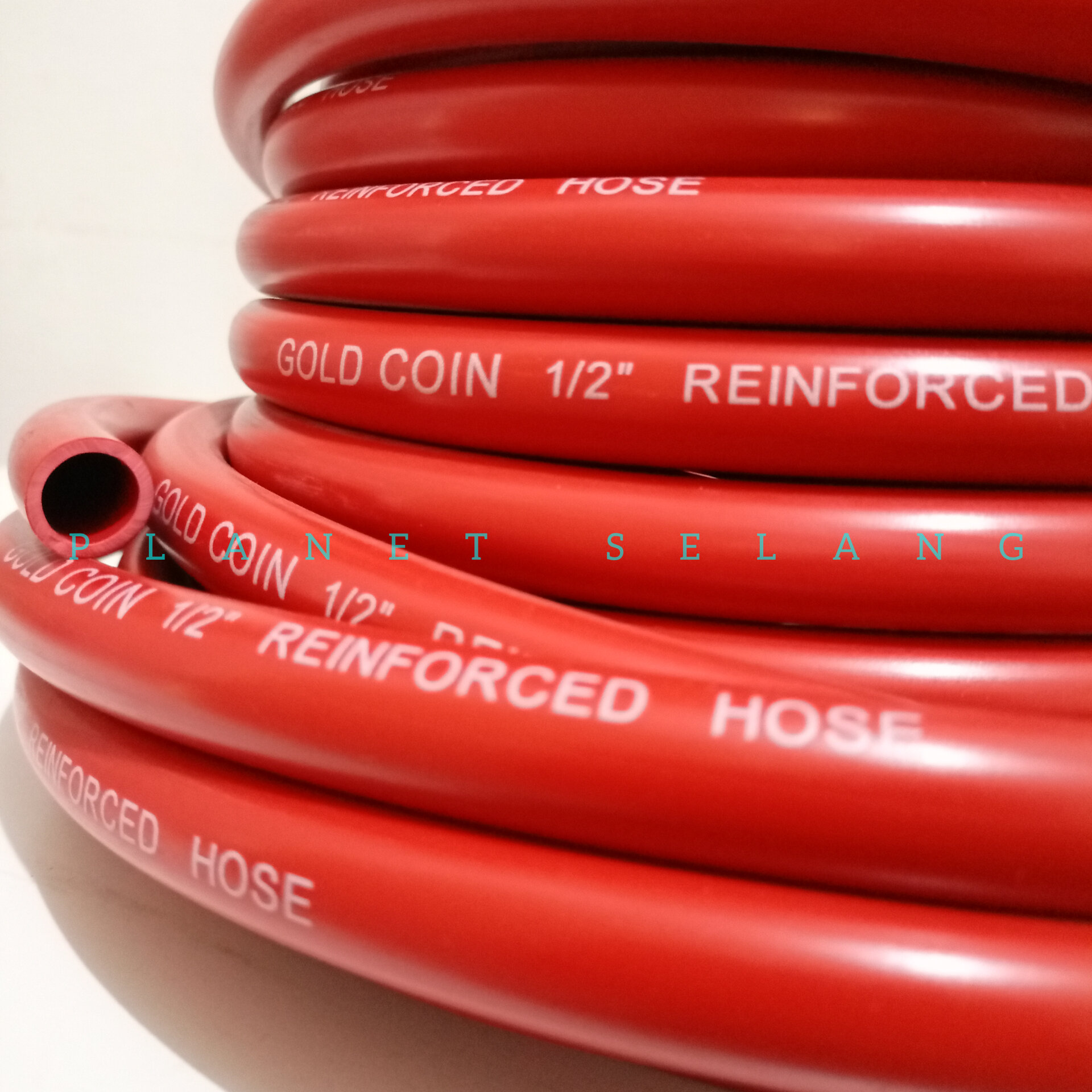 Selang Air 15 Meter 1/2 Inch 2 MM Selang Air Elastis Dop Anti Tekuk Selang Air Warna Tebal ...