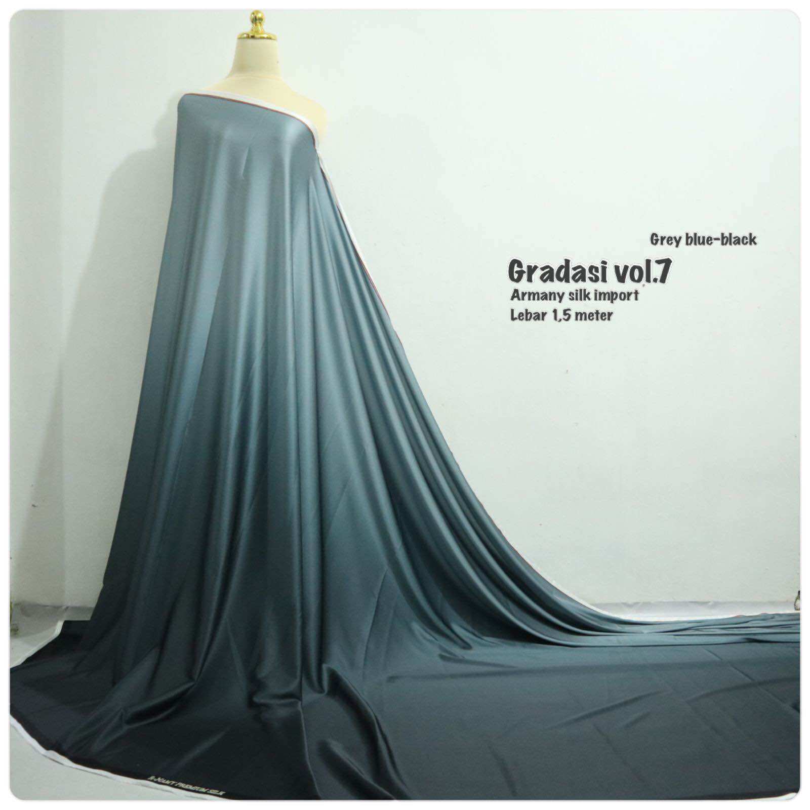 Kain gradasi warna | kain ombre warna | kain 2 warna | kain bridesmaid ...