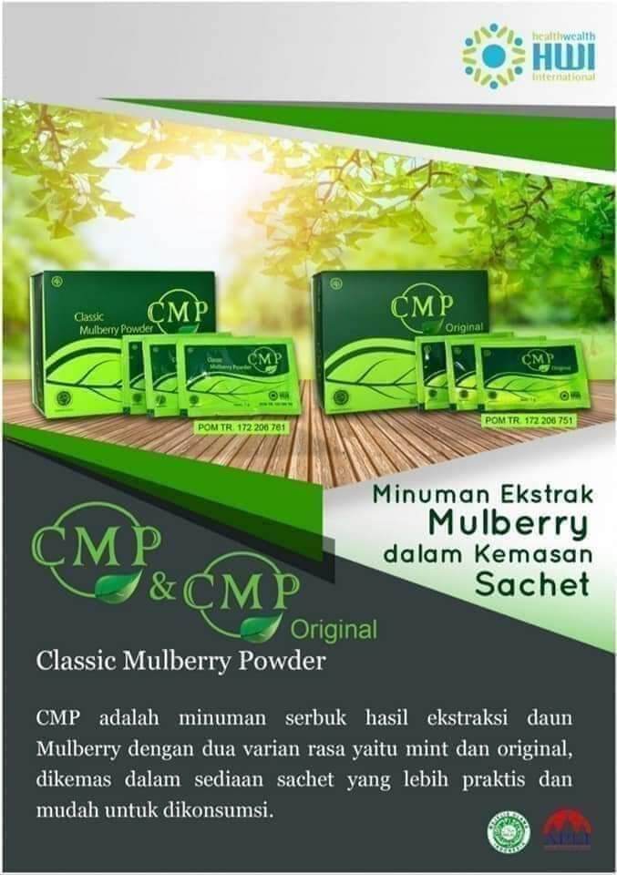 CMP mint original suplemen detoksifikasi produk herbal minuman klorofil ...