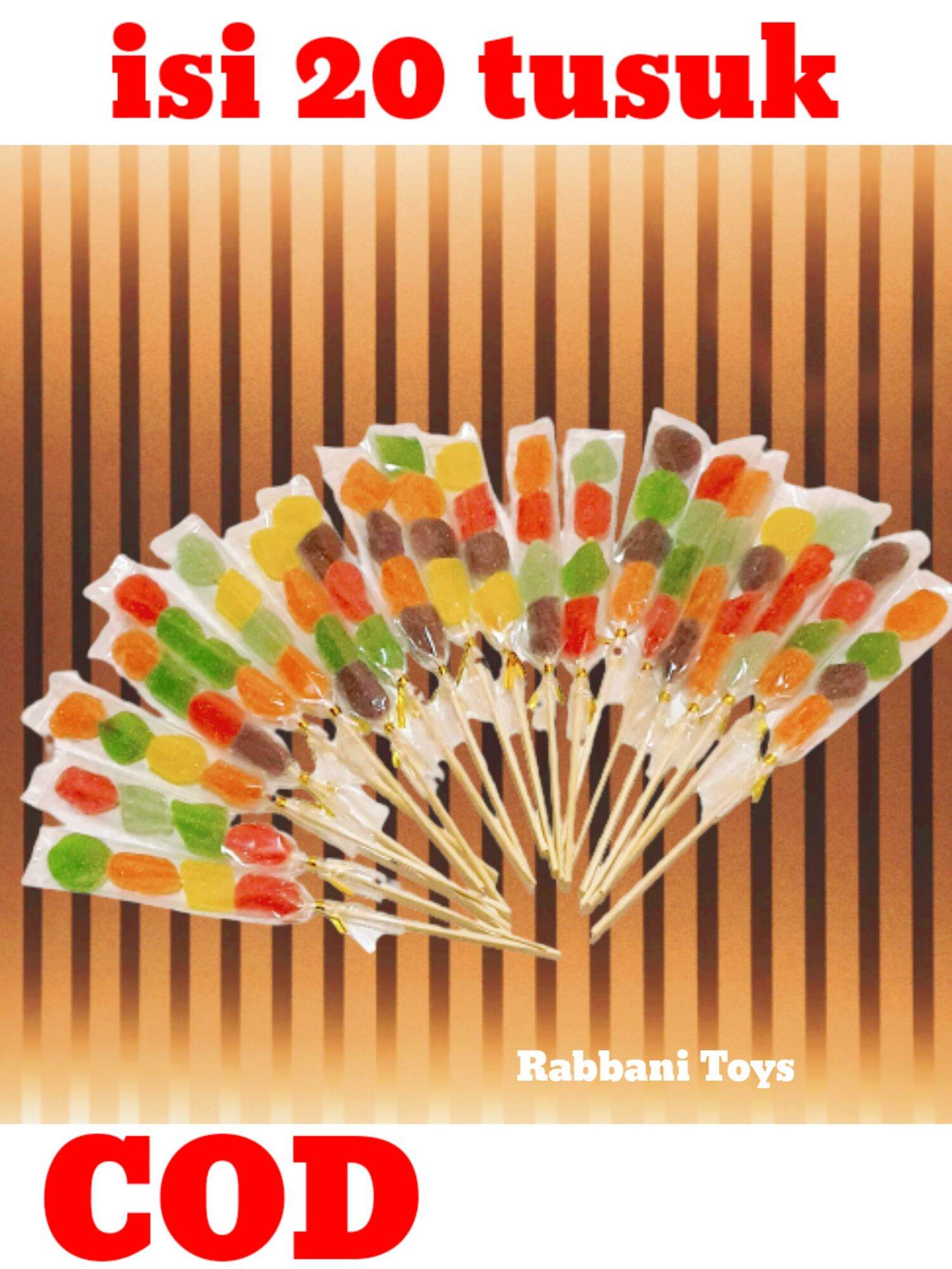 Sate Yupi/Permen Sate Jelly Isi 20 Tusuk | Lazada Indonesia