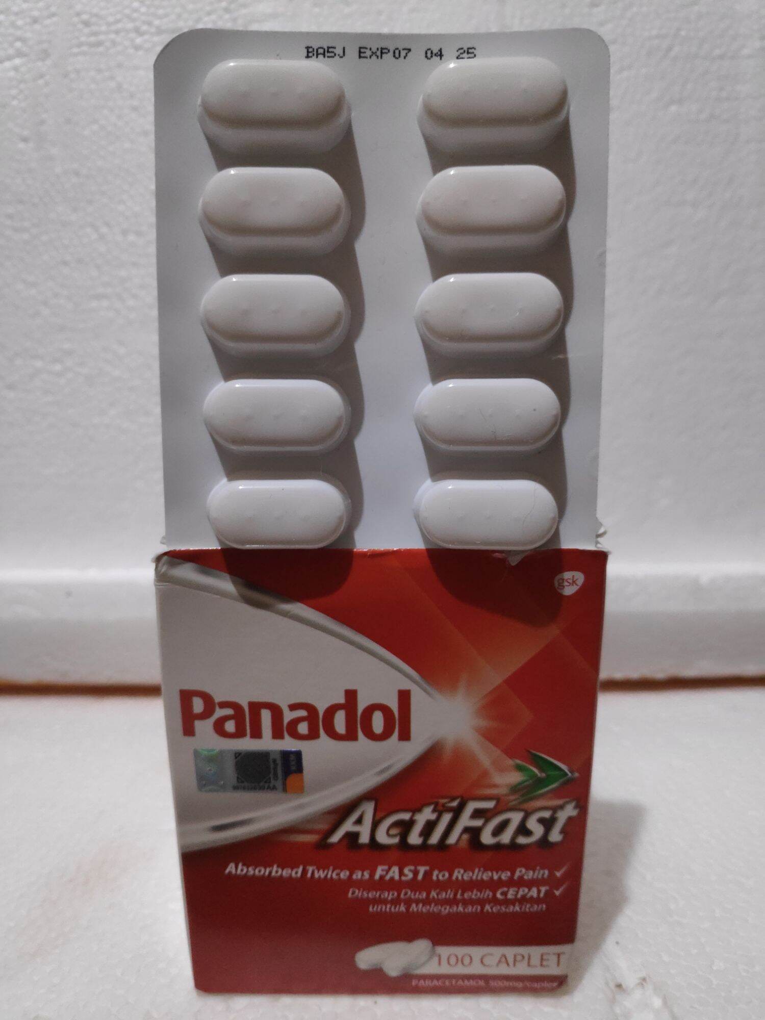 Panadol Soluble | Actifast | Paracetamol 500mg (Hijau) Import | Lazada ...