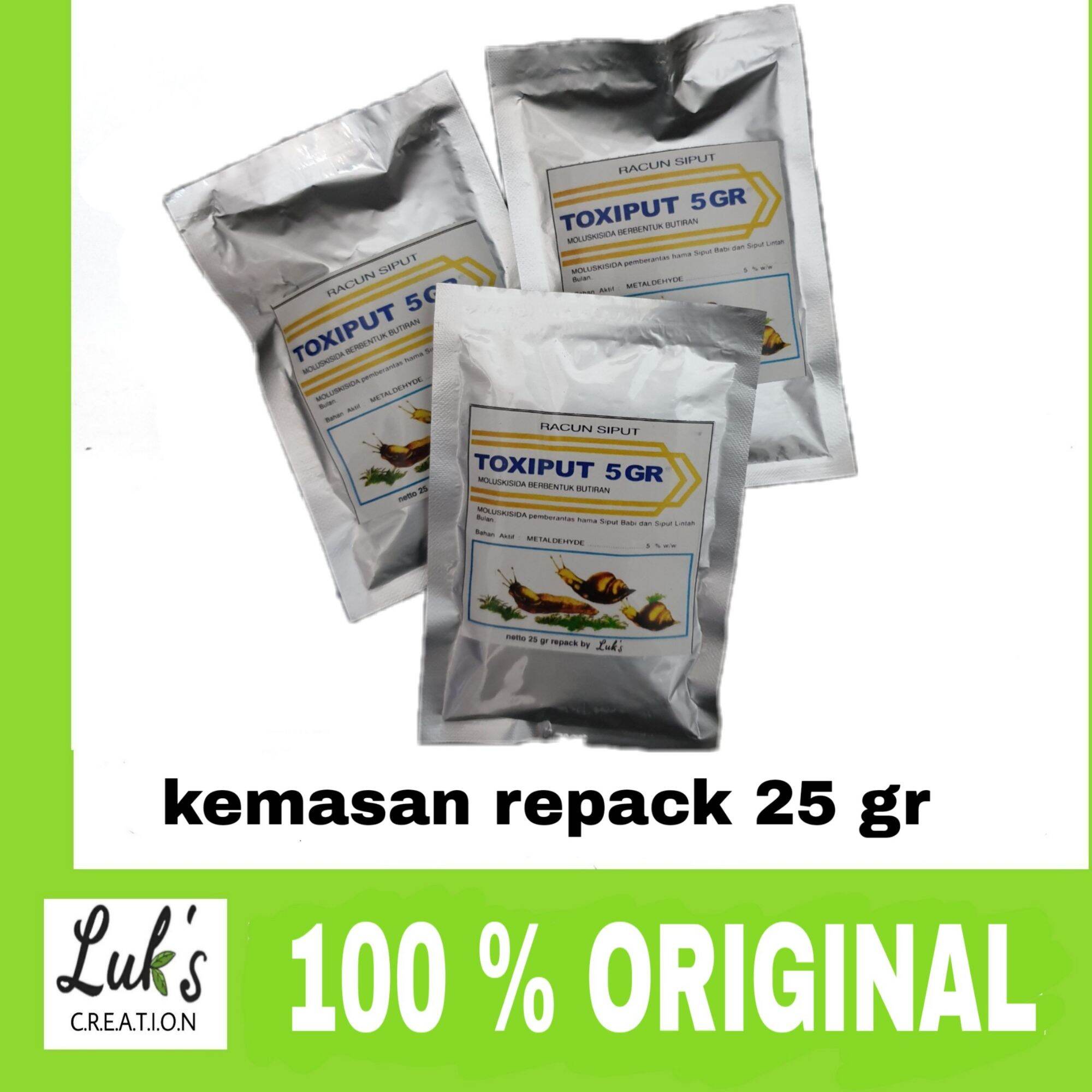 TOXIPUT 25 GR moluskisida racun siput pembasmi hama siput | Lazada ...