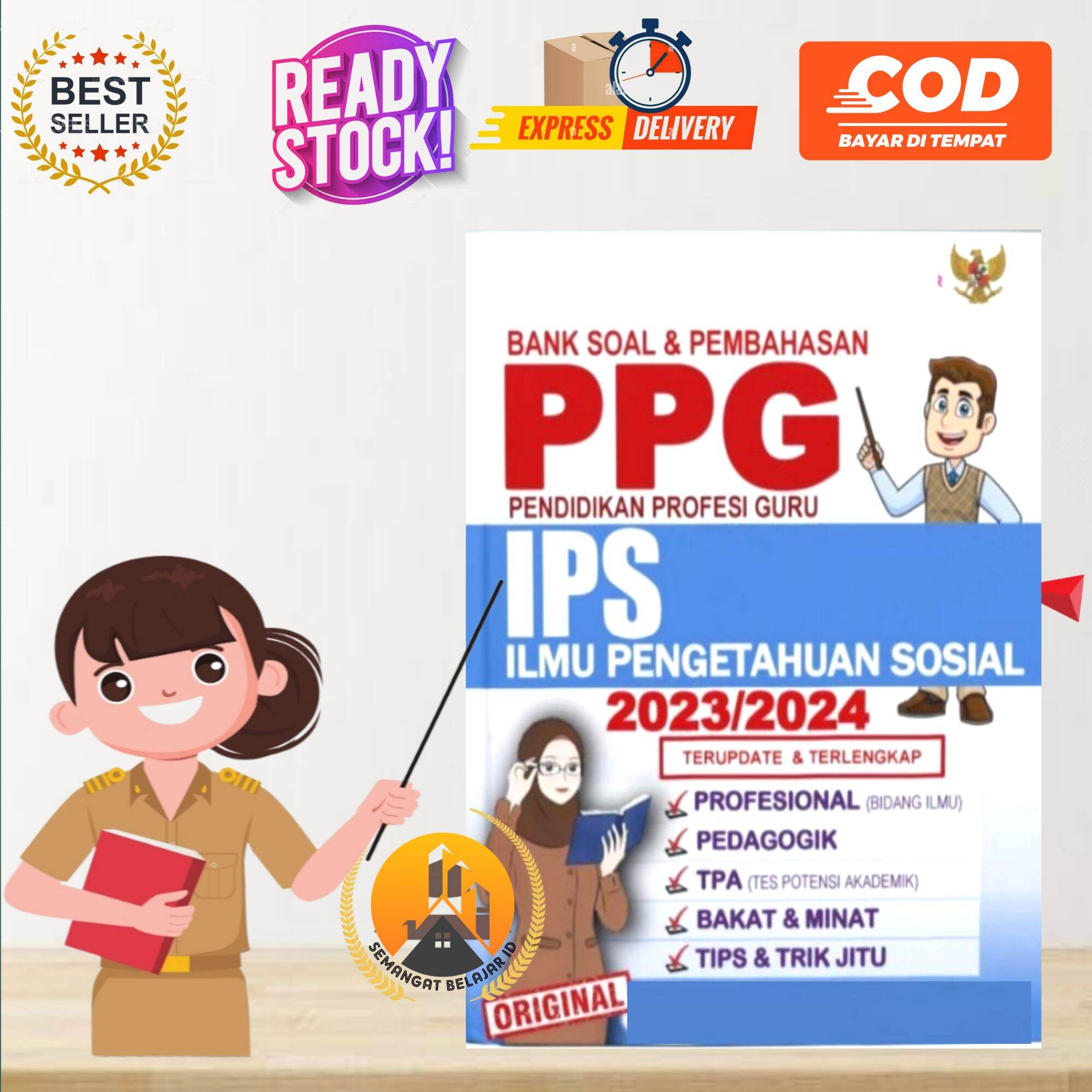 BUKU PPG IPS 2023-2024 BUKU PENDIDIKAN PROFESI GURU IPS | Lazada Indonesia