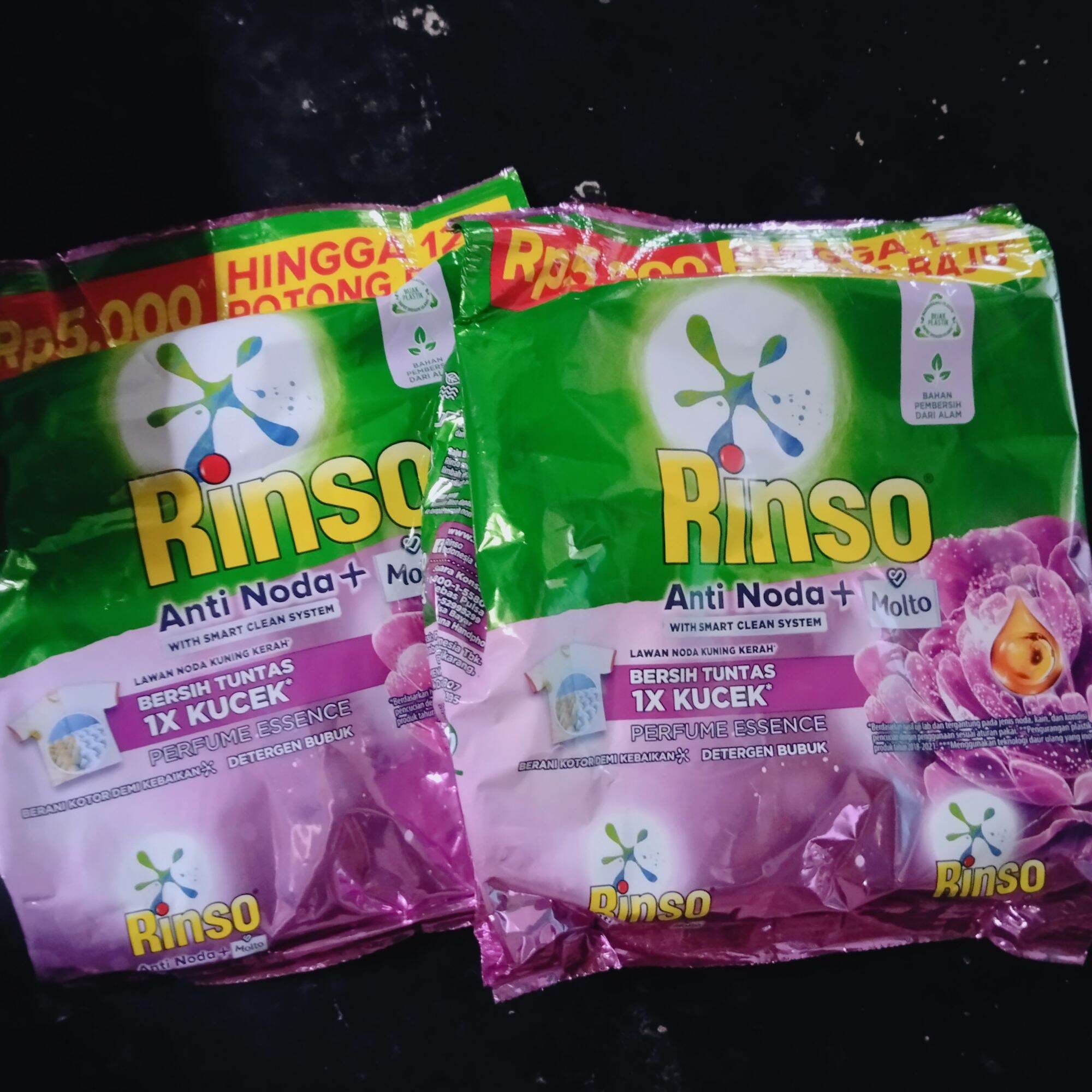 rinso 5000 - rinso anti noda + molto varian random | Lazada Indonesia