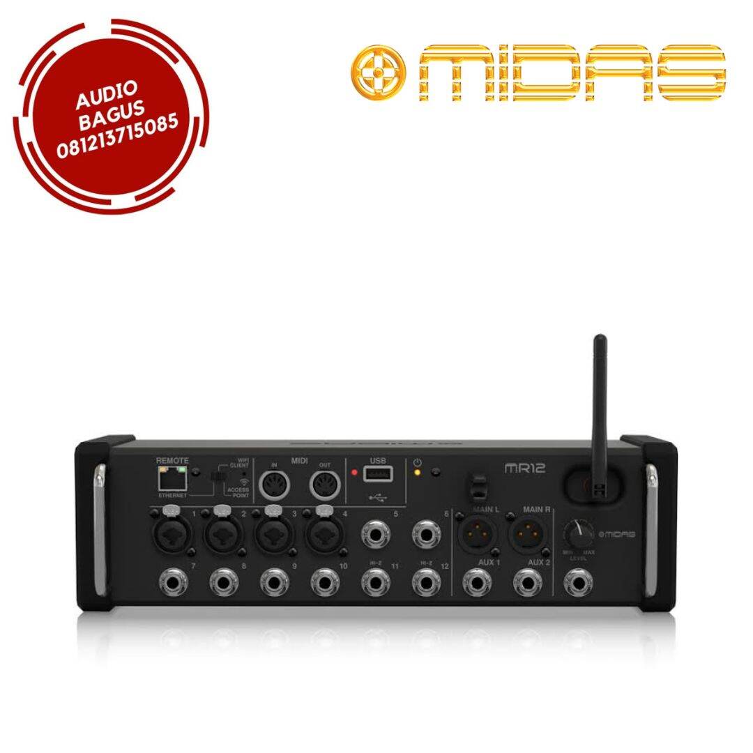 MIDAS MR12 / MR 12 / MR-12 Mixer Digital 12 12channel ORIGINAL | Lazada ...