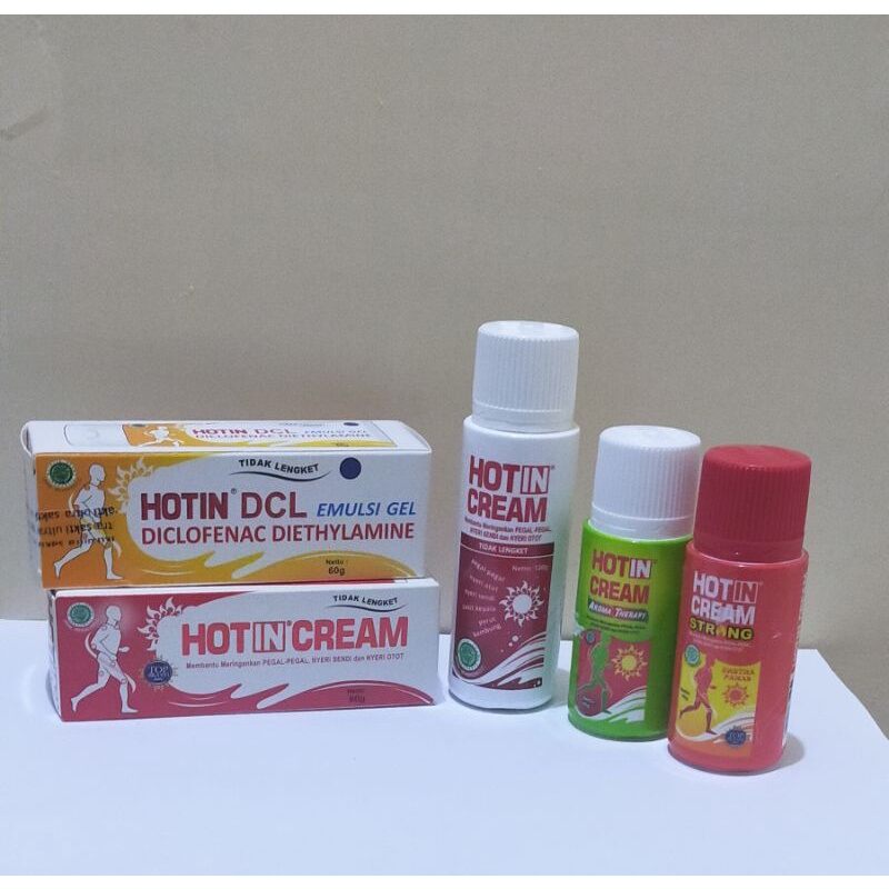 Hot In Cream Nyeri Otot Ukuran Besar 120 gr Kecil 60 gr all varian ...