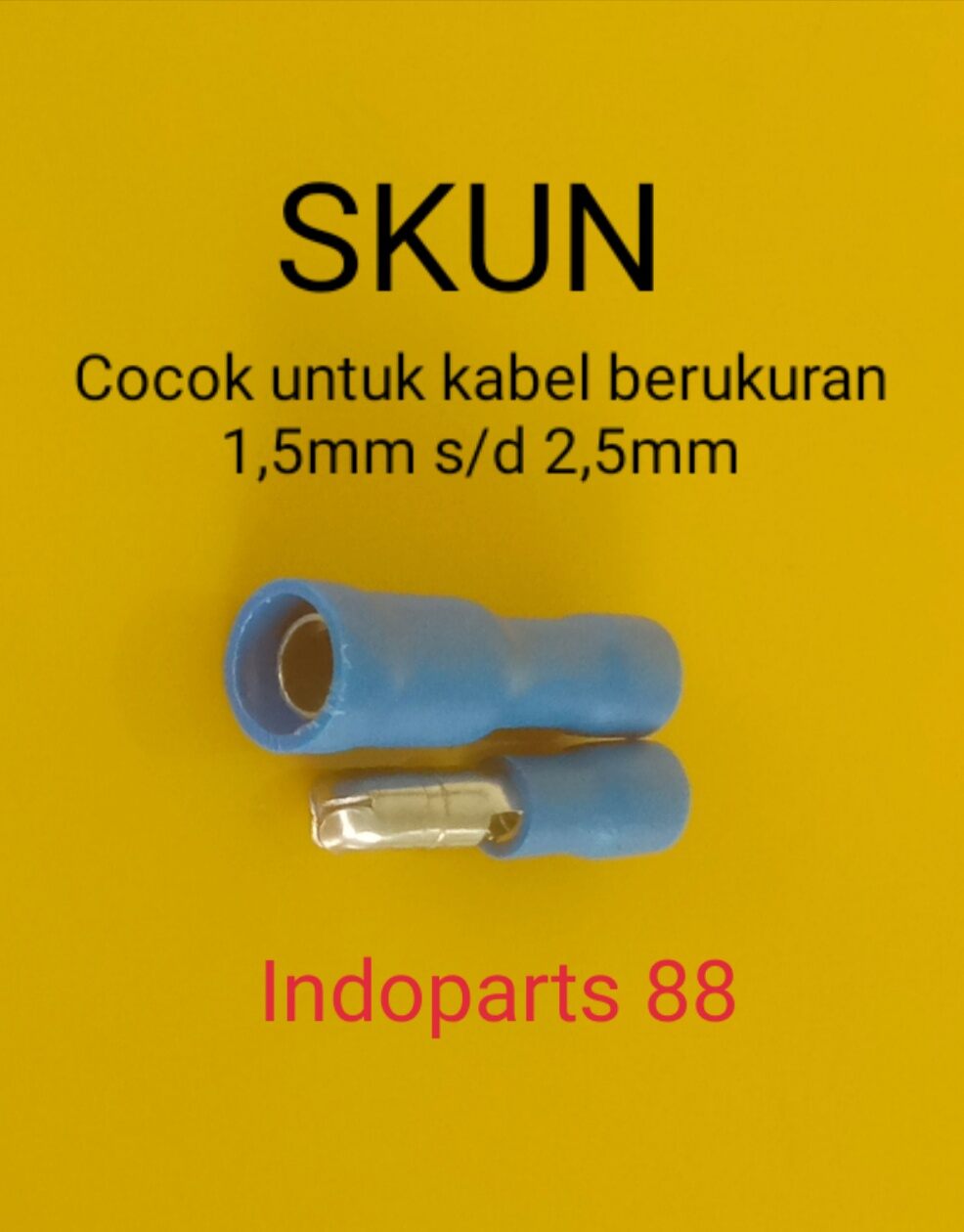 SKUN BULAT SKUN KABEL 2,5MM (Male + Female) QUICK BULLET LOCK CRIMP ...