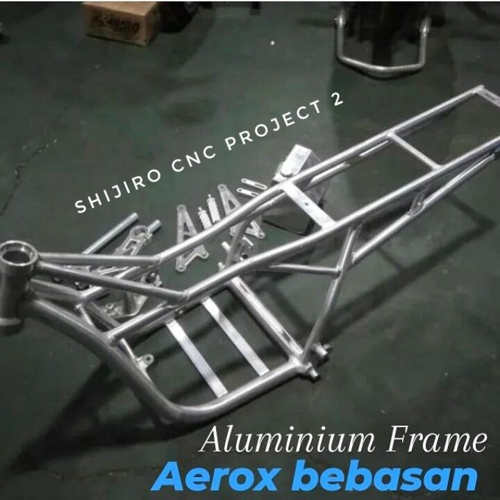 Rangka Frame Dragbike Yamaha Aerox 155 / Lexi, Shijiro CNC Project ...