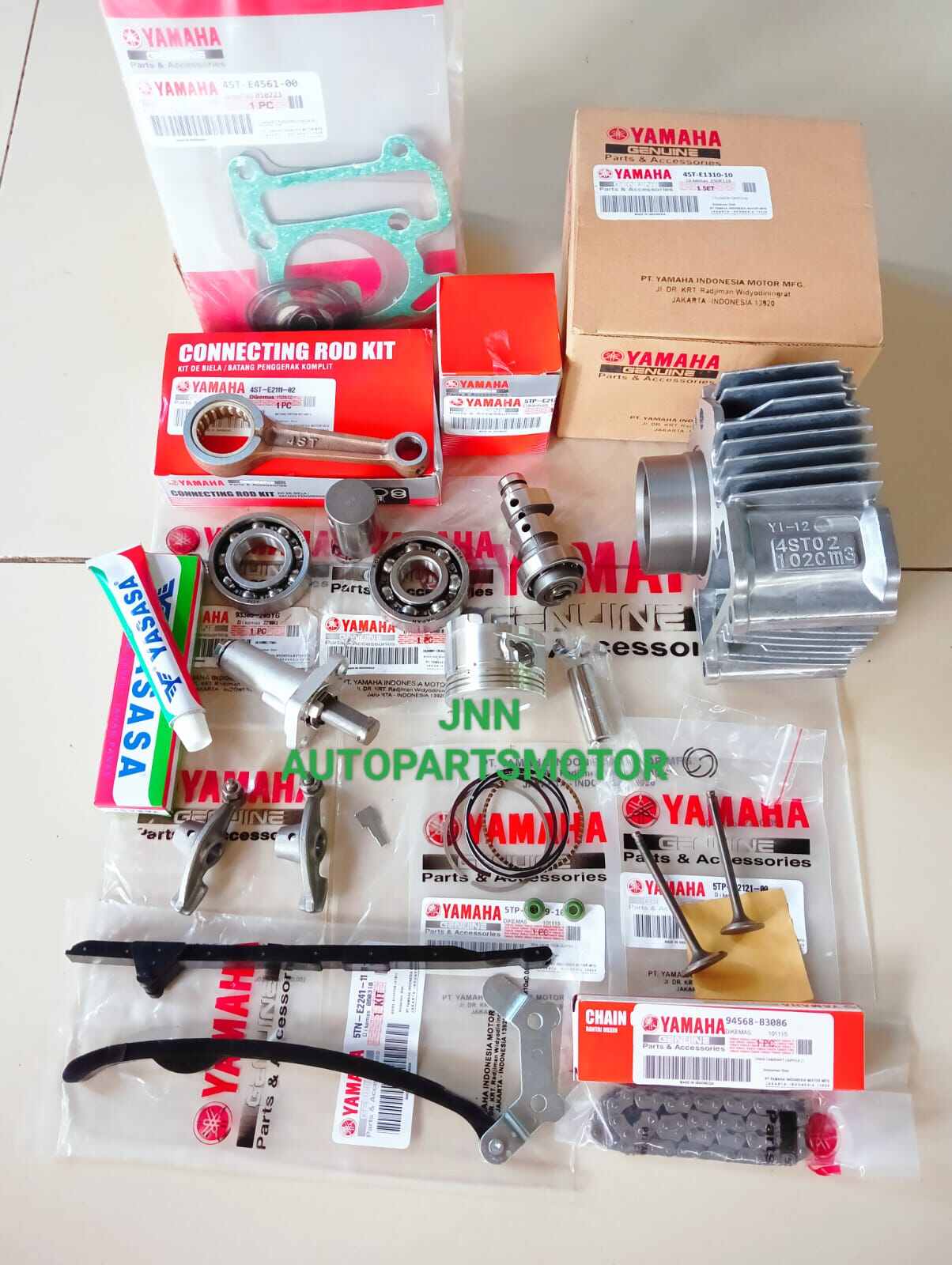 PAKET BLOK SEHER TERLENGKAP YAMAHA CRYPTON/VEGA LAMA/VEGA R LAMA/4ST | Lazada Indonesia