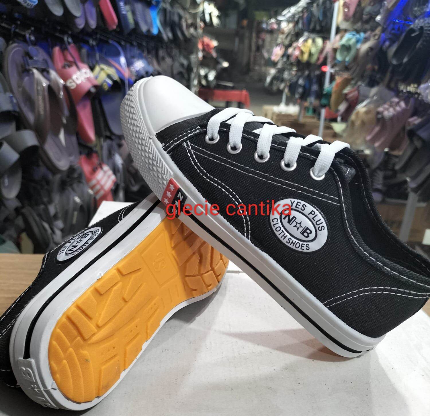 sepatu n.b tali pendek sol kuning | Lazada Indonesia