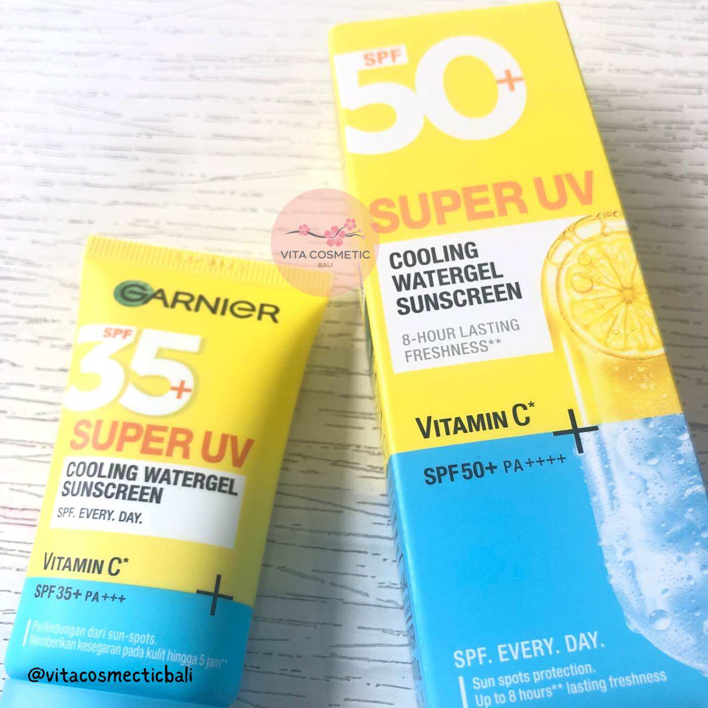 GARNIER Super UV Cooling Watergel Sunscreen SPF 50+ PA++++ 30ml ...