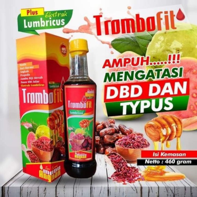Trombofit 460 Gram Sari Kurma Angkak Plus Lumbricus Ampuh Atasi Typus ...