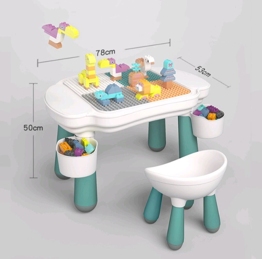 Meja Lego Meja Belajar Anak Lego Board Multifungsional Blocks Table ...