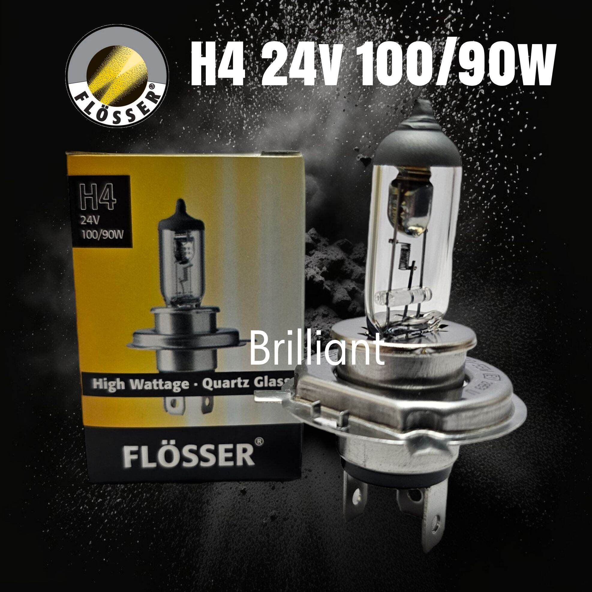 Lampu Mobil Bohlam Halogen - H4 High Low P43 - Original 100% Flosser ...