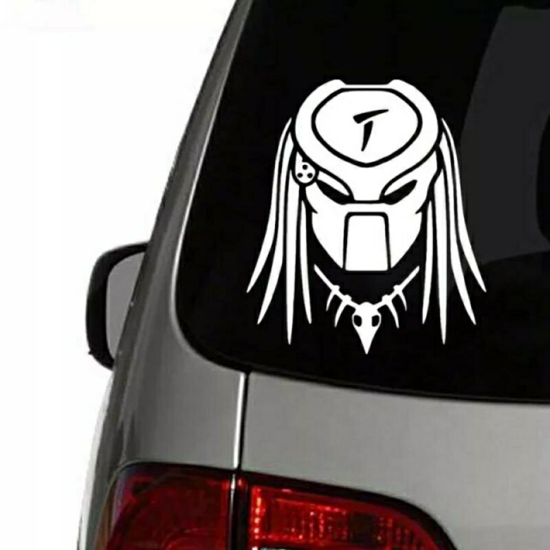 STICKER STIKER MOBIL CUTTING STICKER KACA BODY MOBIL STICKER PREDATOR ...
