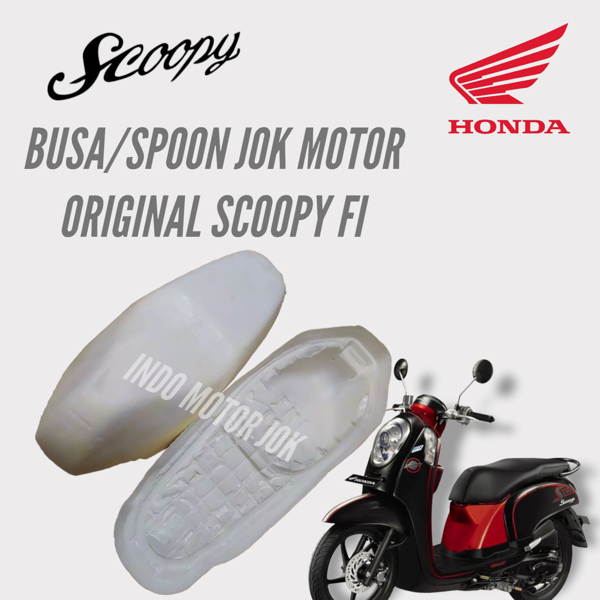 Busa Jok motor Original standar Scoopy, Spoon Motor standar Scoopy Fi ...