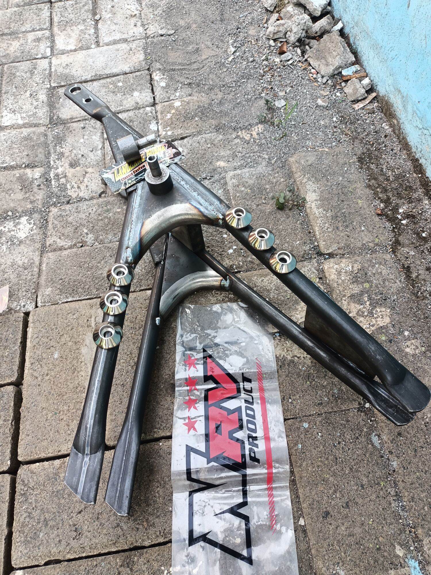 FRAME CB TOTOAN/RANGKA BELAKANG CB MODEL OPAL BARU PRECISI LOBANG 2 ...