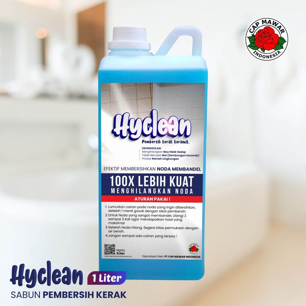 TOPRON PEMBERSIH KERAK & PORSELEN LANTAI KAMAR MANDI 1 LITER | Lazada ...