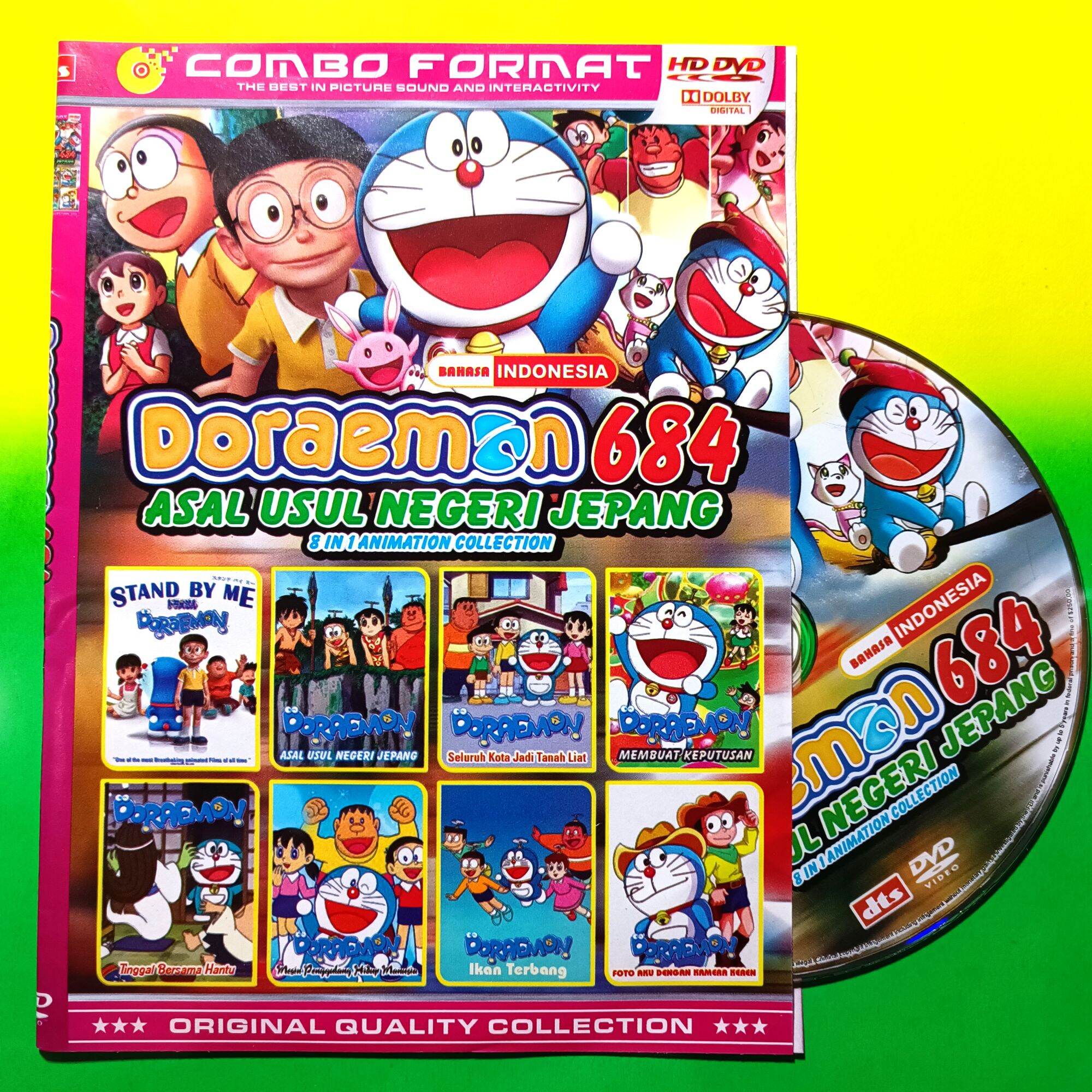 KASET DVD FILM KARTUN ANAK DORAEMON VOLUME TERBARU 684 BAHASA INDONESIA ...