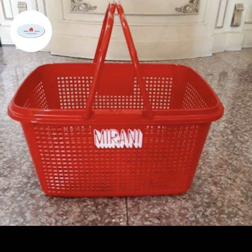 Keranjang pasar mirani / keranjang belanjaan / keranjang supermarket ...