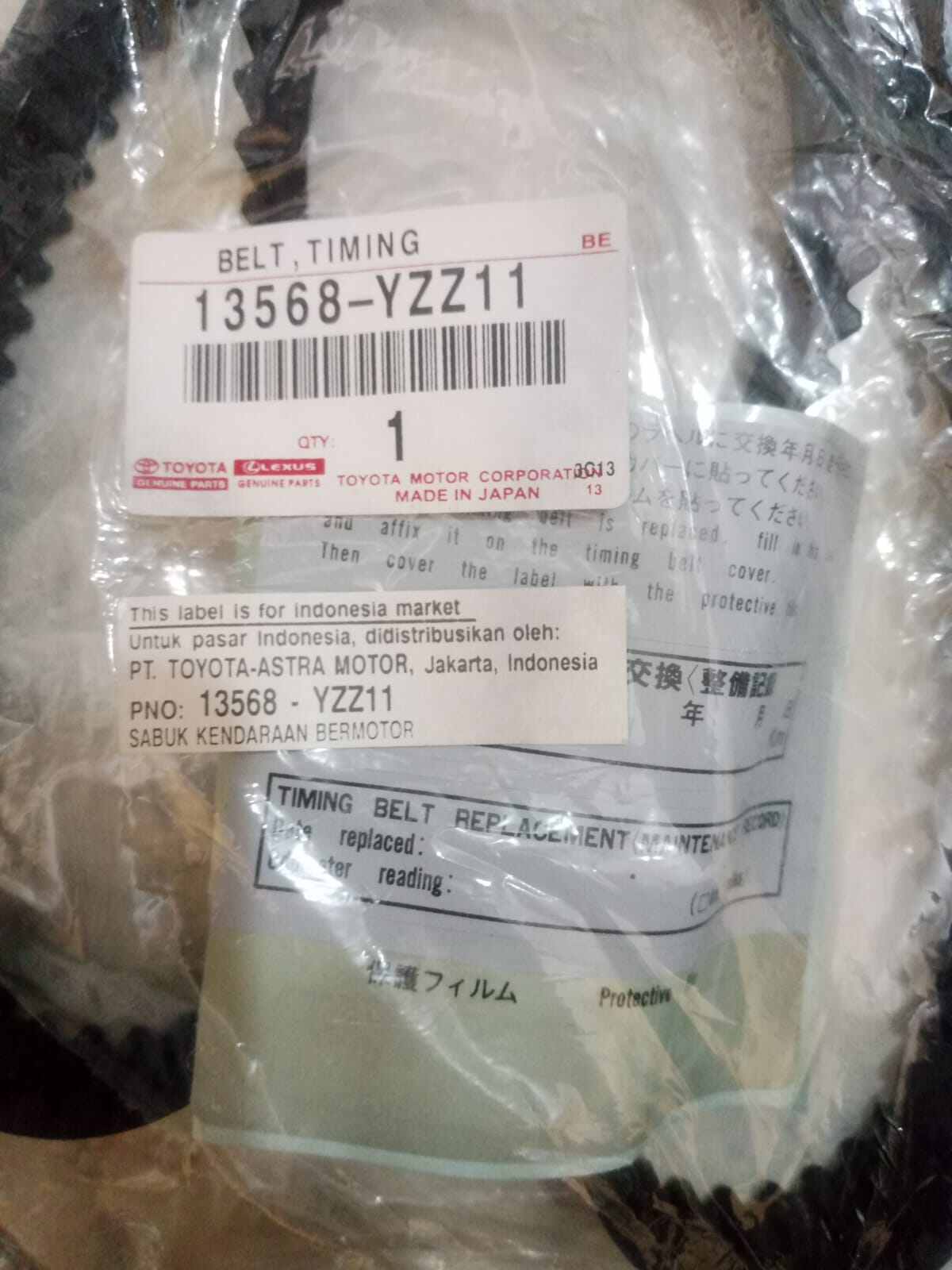 TIMING BELT STARLET 1.3 KAPSUL EP 81 ORI JAPAN | Lazada Indonesia