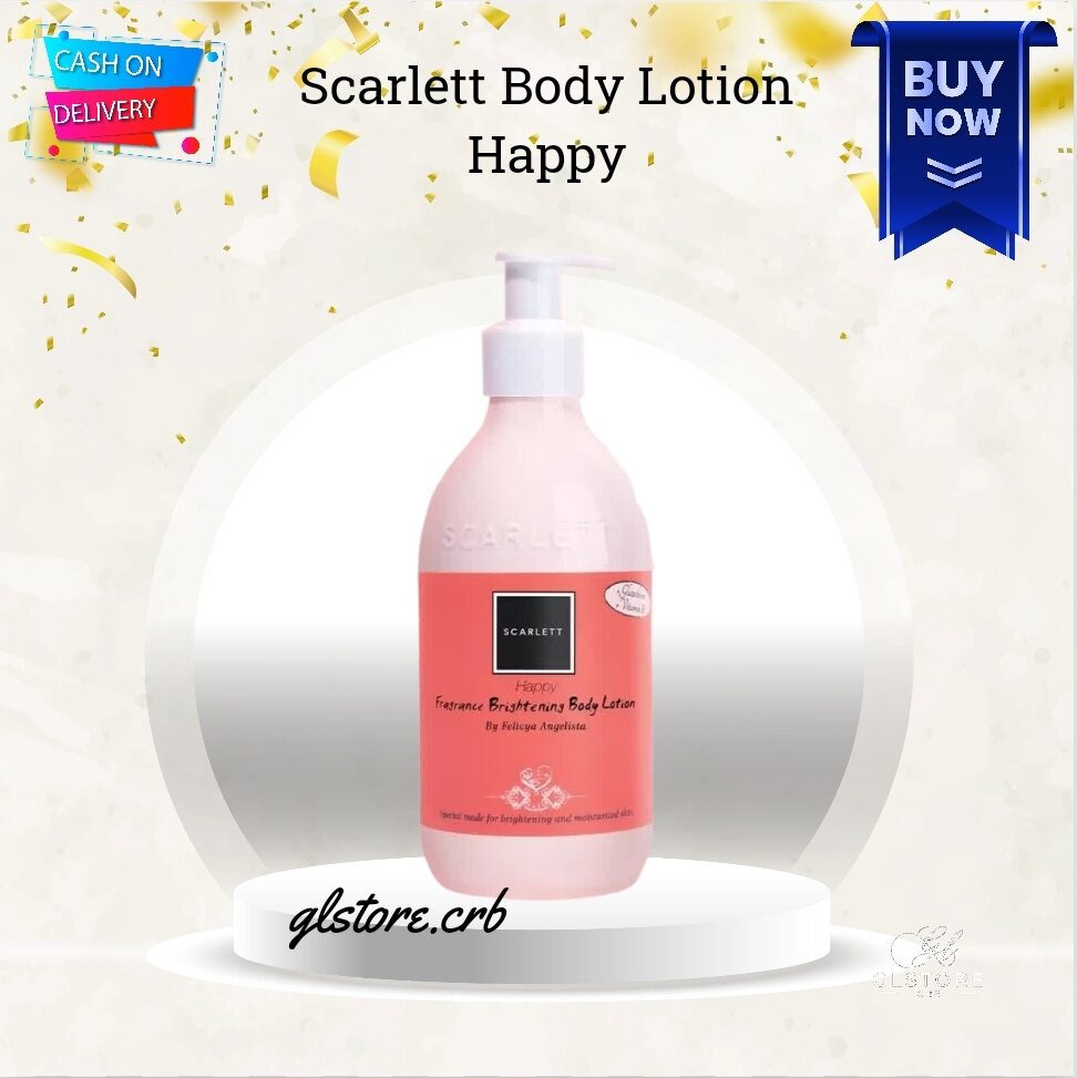 Scarlett Whitening Body Lotion HAPPY series 300ml by Felicya Angelista ...