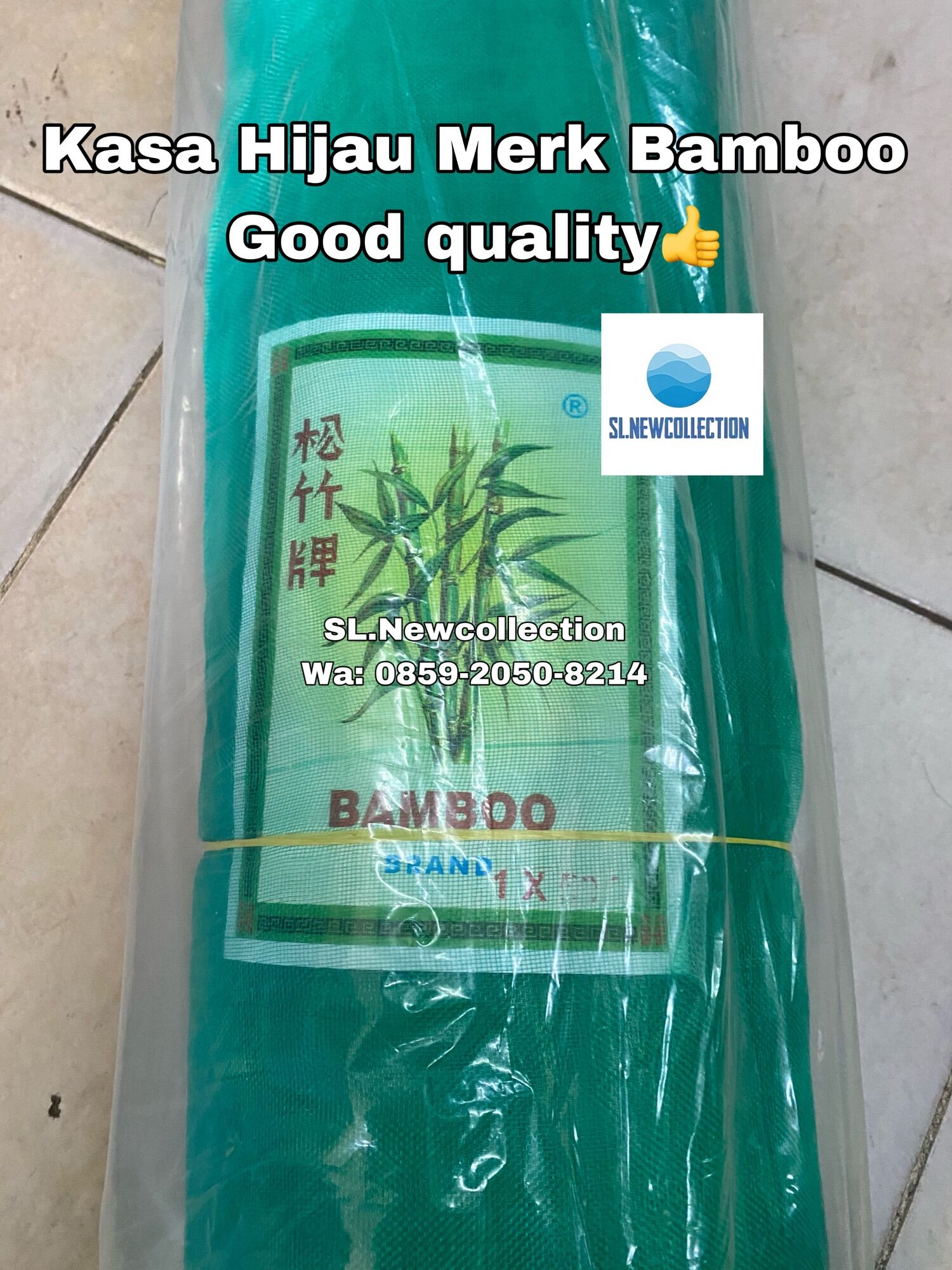 Kasa Hijau / Waring Kasa Hijau Merk BAMBOO 1 x 50 M - Good Quality ...