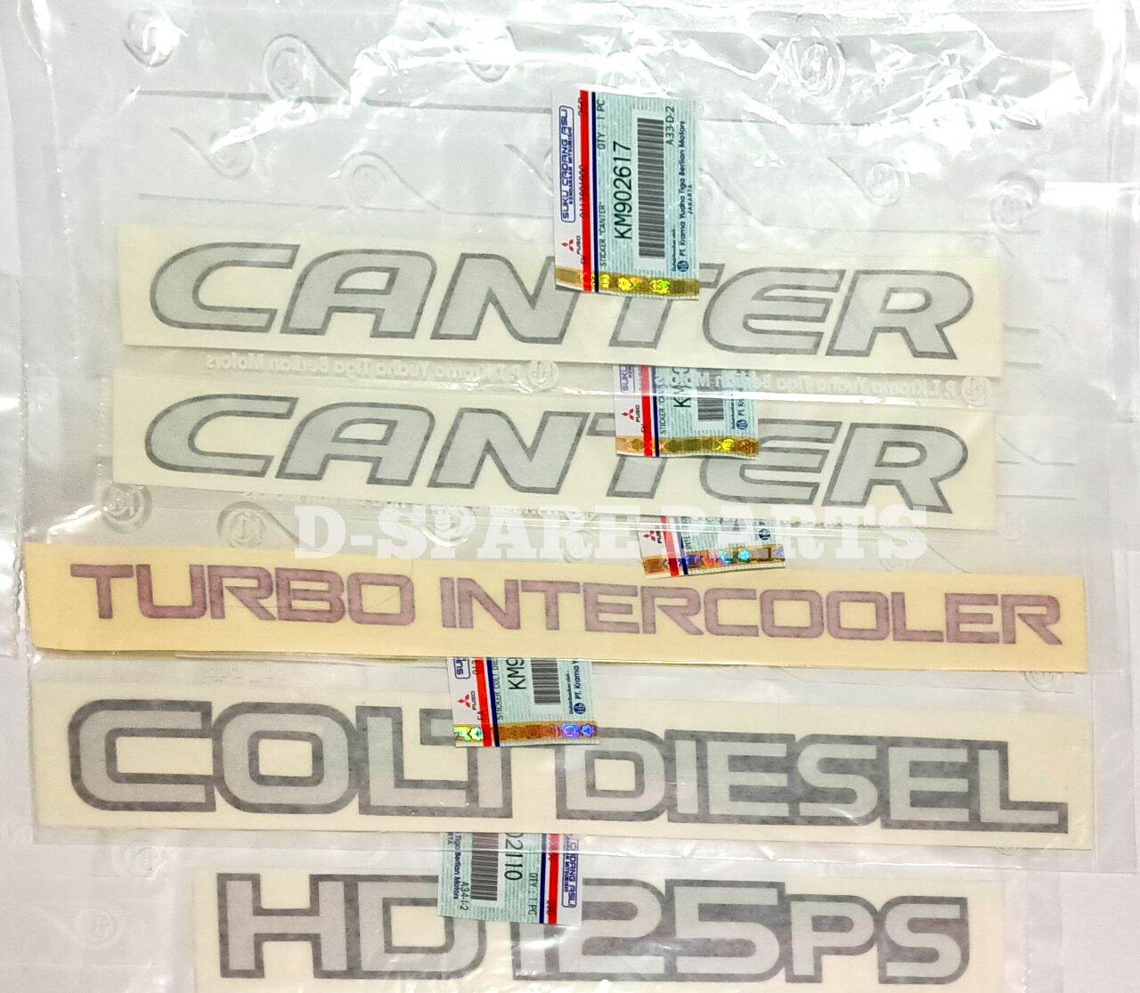 sticker mitsubishi canter hd125ps full original | Lazada Indonesia