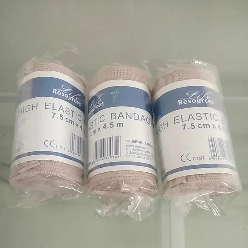 Perban High Elastis 3 Inch Bandage 7.5cm x 4.5m Perban Kaki/Tangan ...