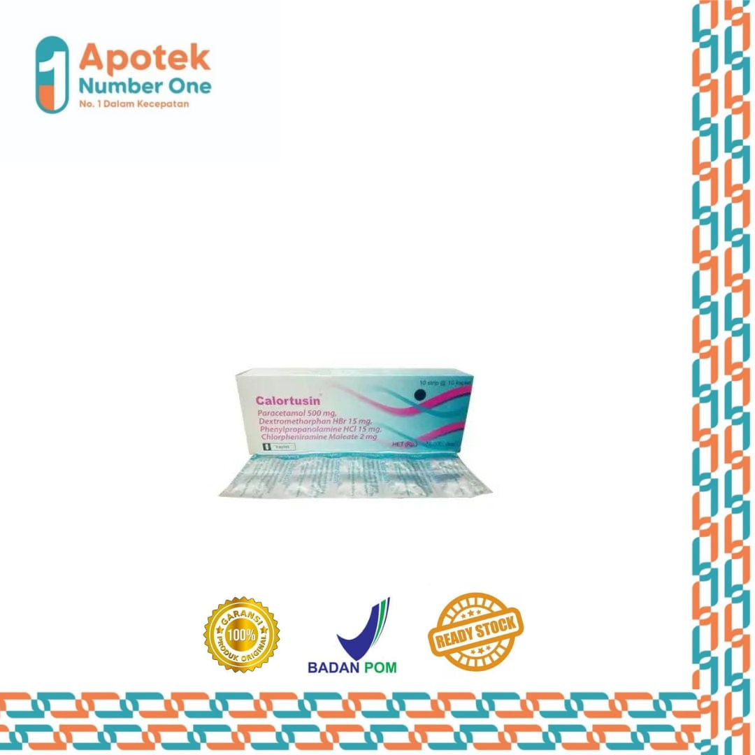 Calortusin 10 tab per strip-obat batuk dan flu | Lazada Indonesia