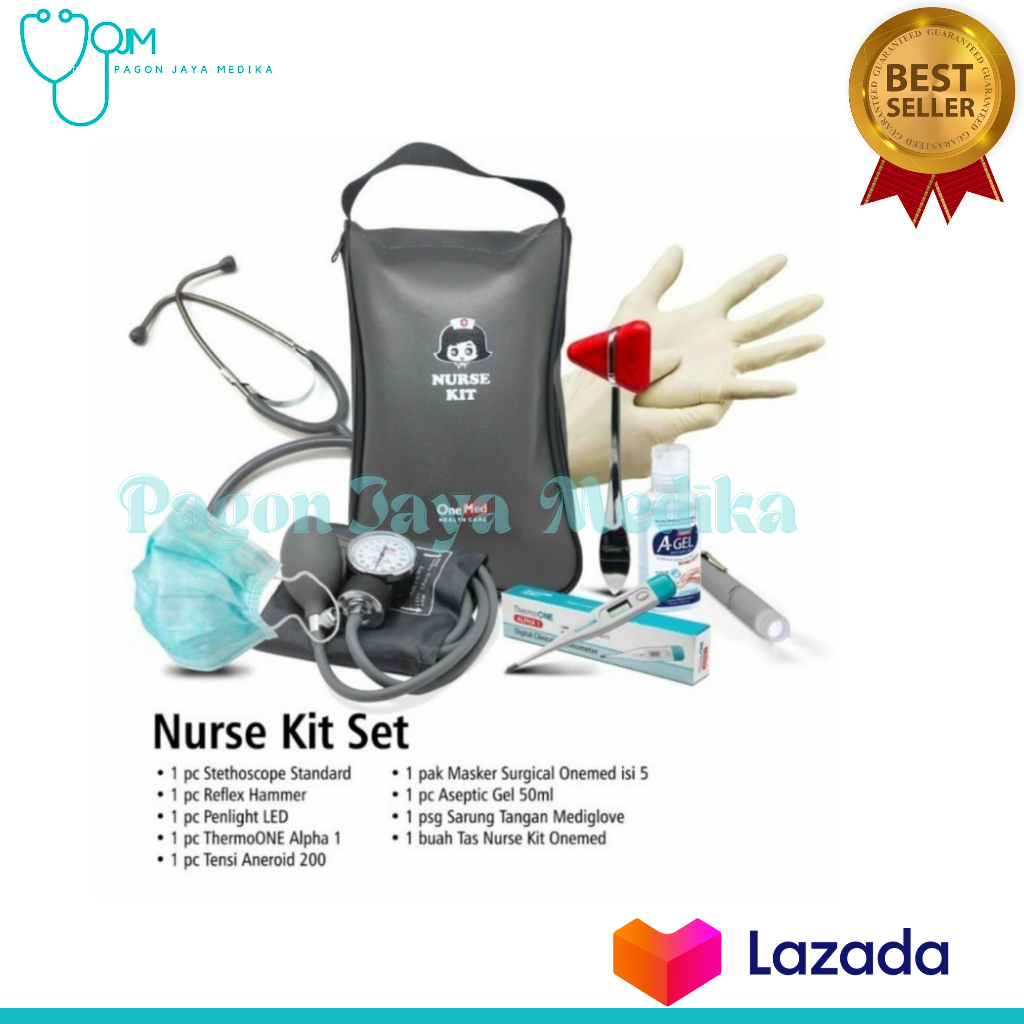 COD - Nurse Kit Set Onemed Paket Perlengkapan Pemeriksaan Suster ...