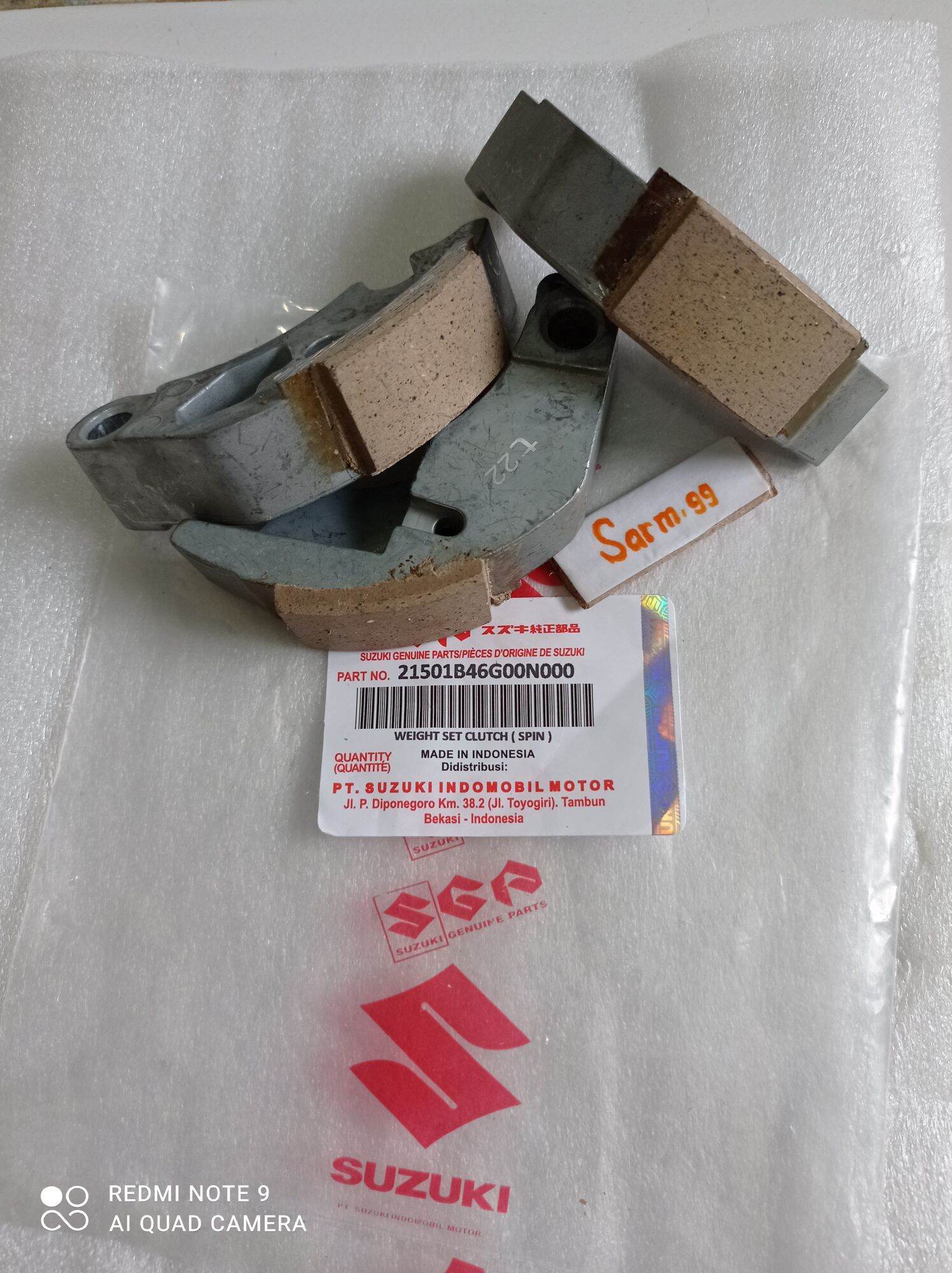 Kampas Ganda kopling Suzuki Spin 125 Spin kualitas Ori | Lazada Indonesia