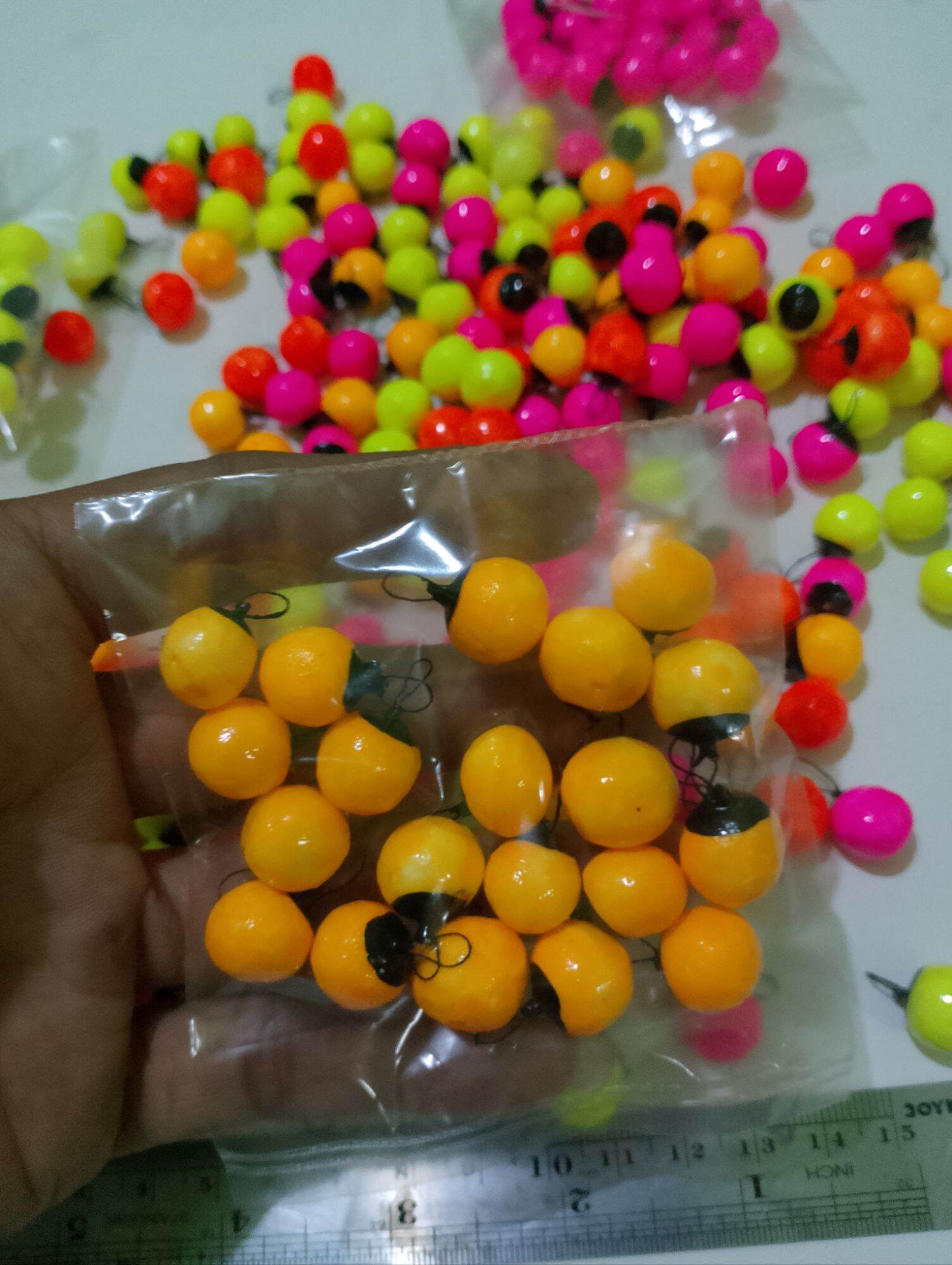 (isi 20 pcs) Pelampung pancing bulat jumbo sensitif untuk mancing ikan ...