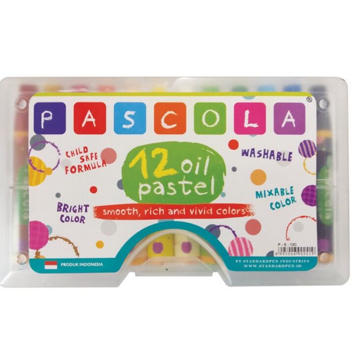 Pascola crayon oil pastel 12 warna | Lazada Indonesia