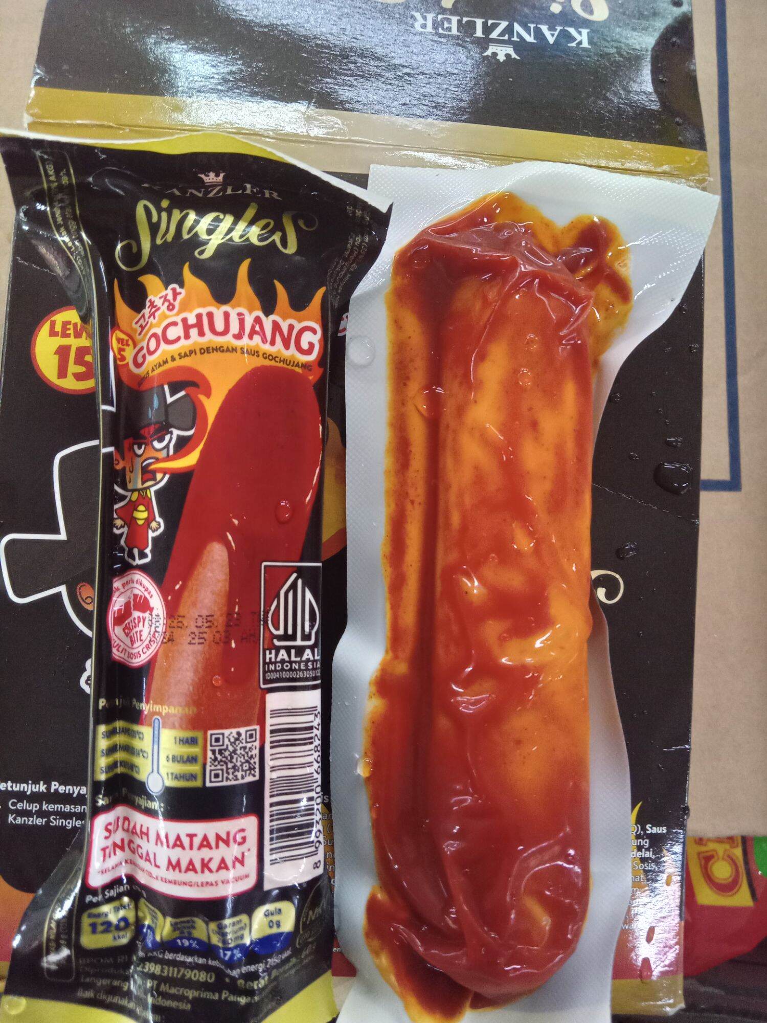 KENZLER - SOSIS KENZLER HOT LEVEL 15 / SOSIS KENZLER GOCHUJANG LEVEL 15 ...