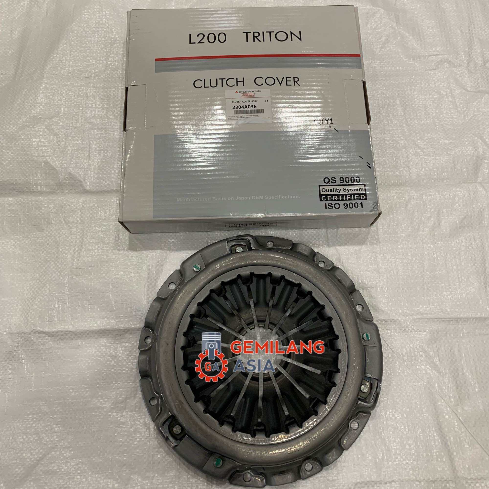 CLUTCH COVER MATAHARI RUMAH KOPLING MATAHARI MITSUBISHI ALL NEW TRITON ...