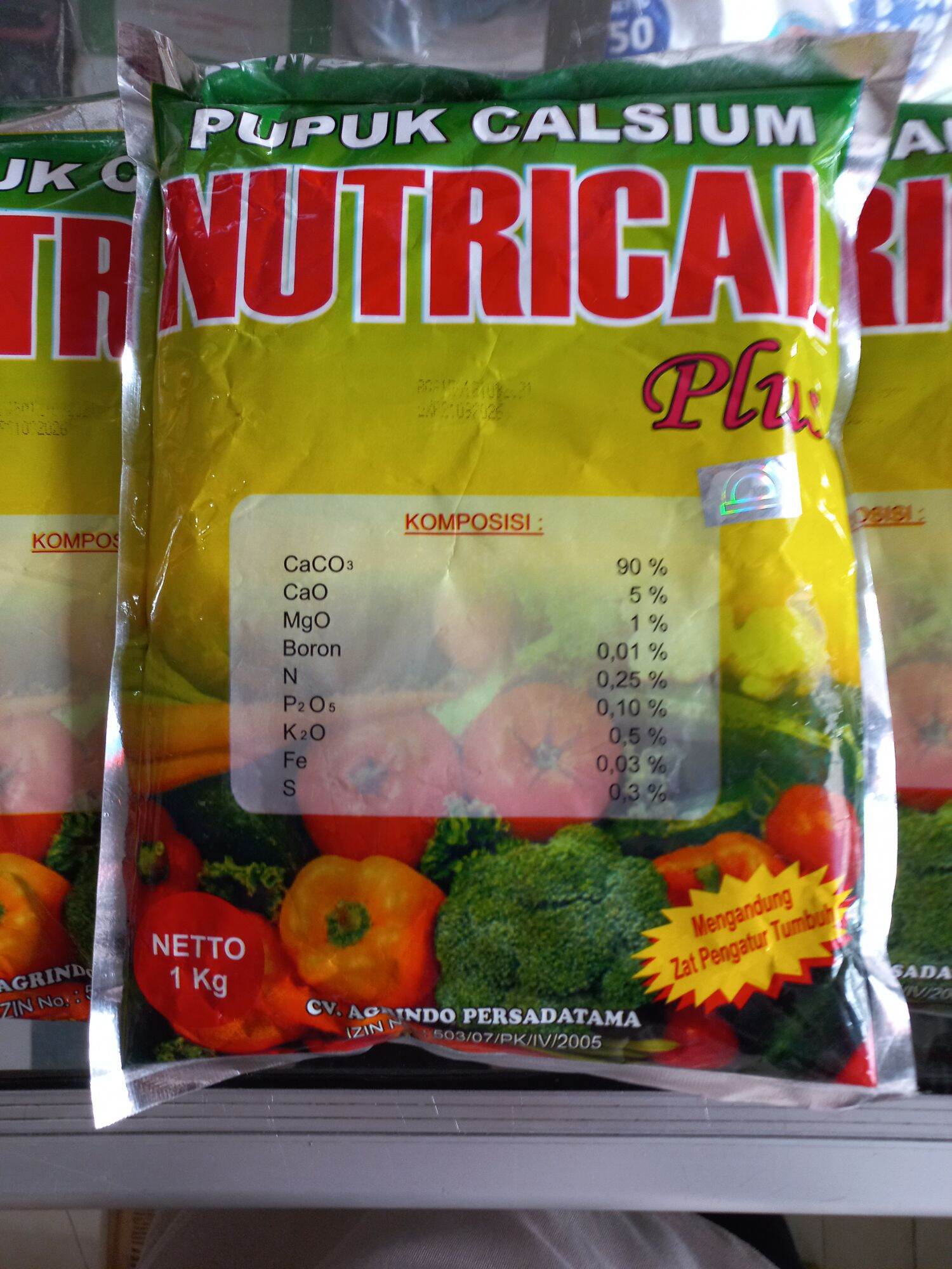 Nutrical Plus 1kg Pupuk Calsium Lengkap Mengandung ZPT | Lazada Indonesia