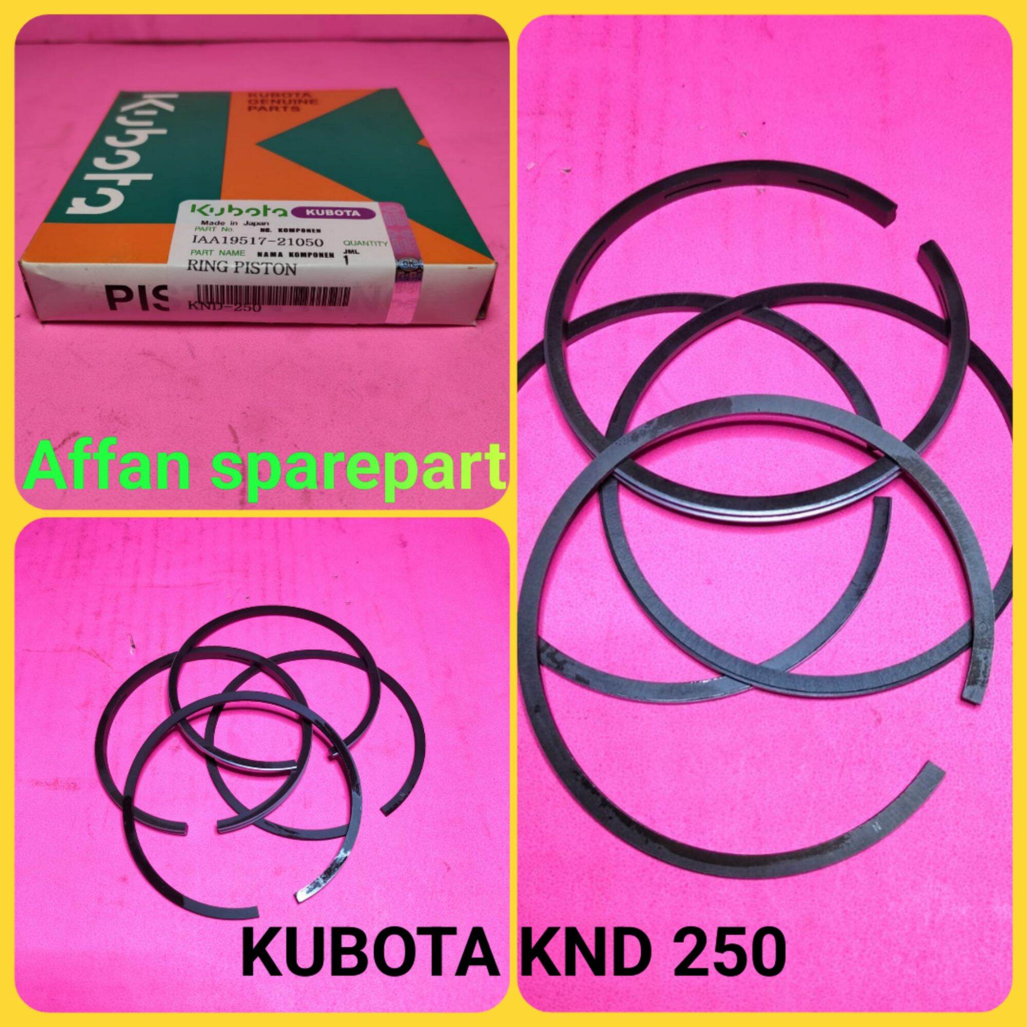 RING SET KUBOTA KND 250 , RING PISTON KUBOTA 25 PK | Lazada Indonesia