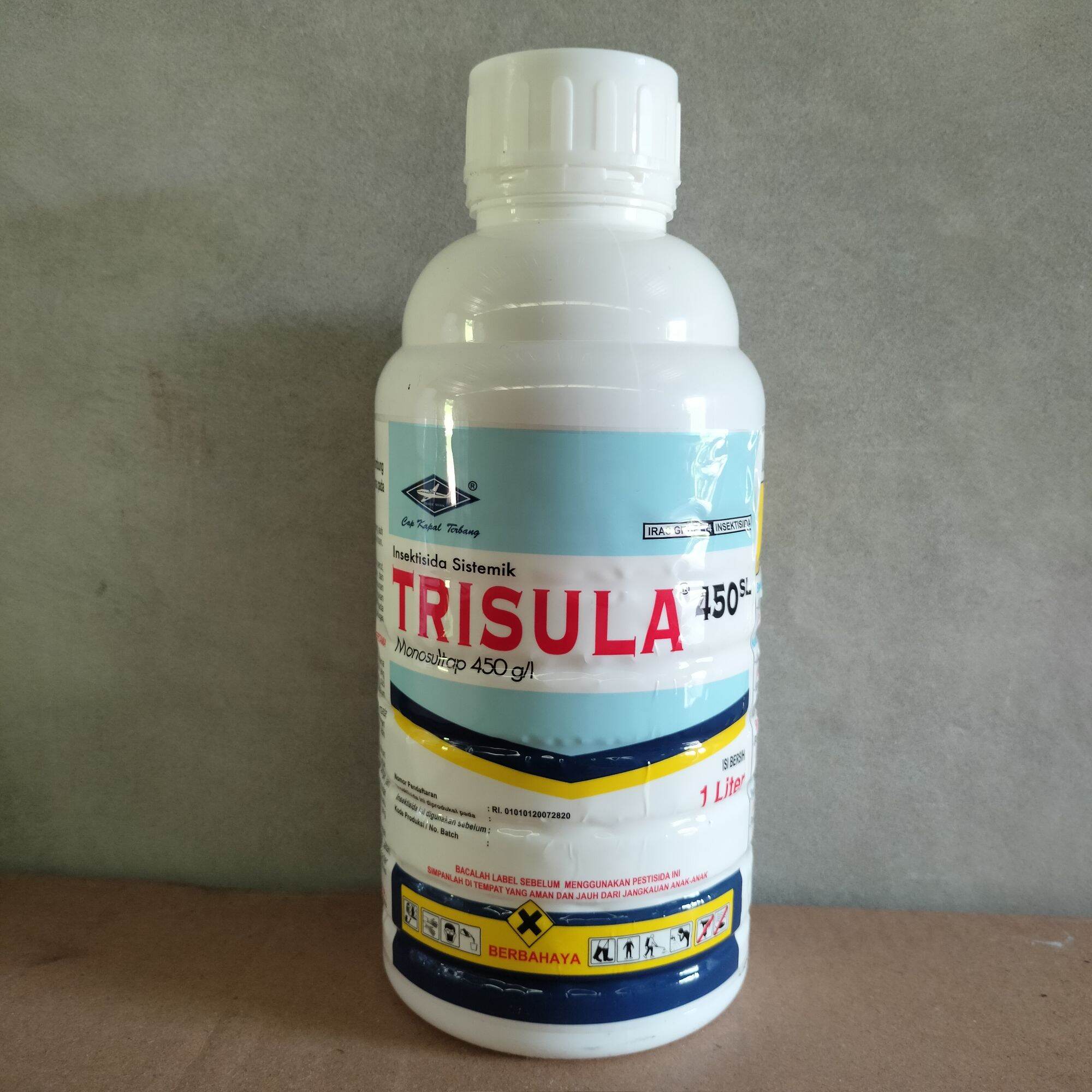 Insektisida TRISULA 450 SL 1 Liter Obat Hama Tanaman Padi | Lazada ...