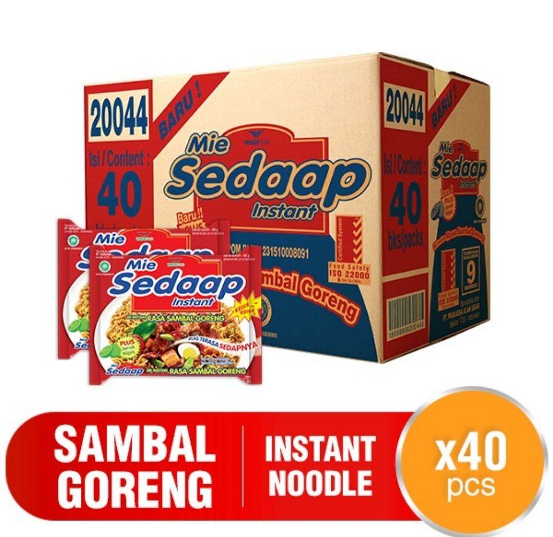 Mie Sedaap Sambal Goreng 88 gram (1 Dus Isi 40 Pcs) | Lazada Indonesia