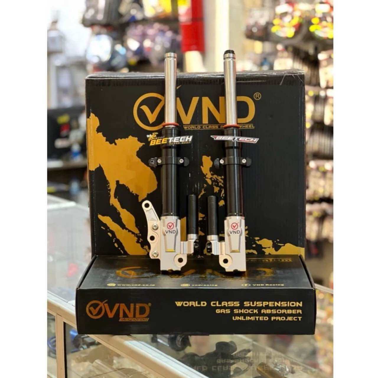 Shockbreaker Sokbeker Depan VND ORIGINAL AK111 B1 vega zr Jupiter Z ...