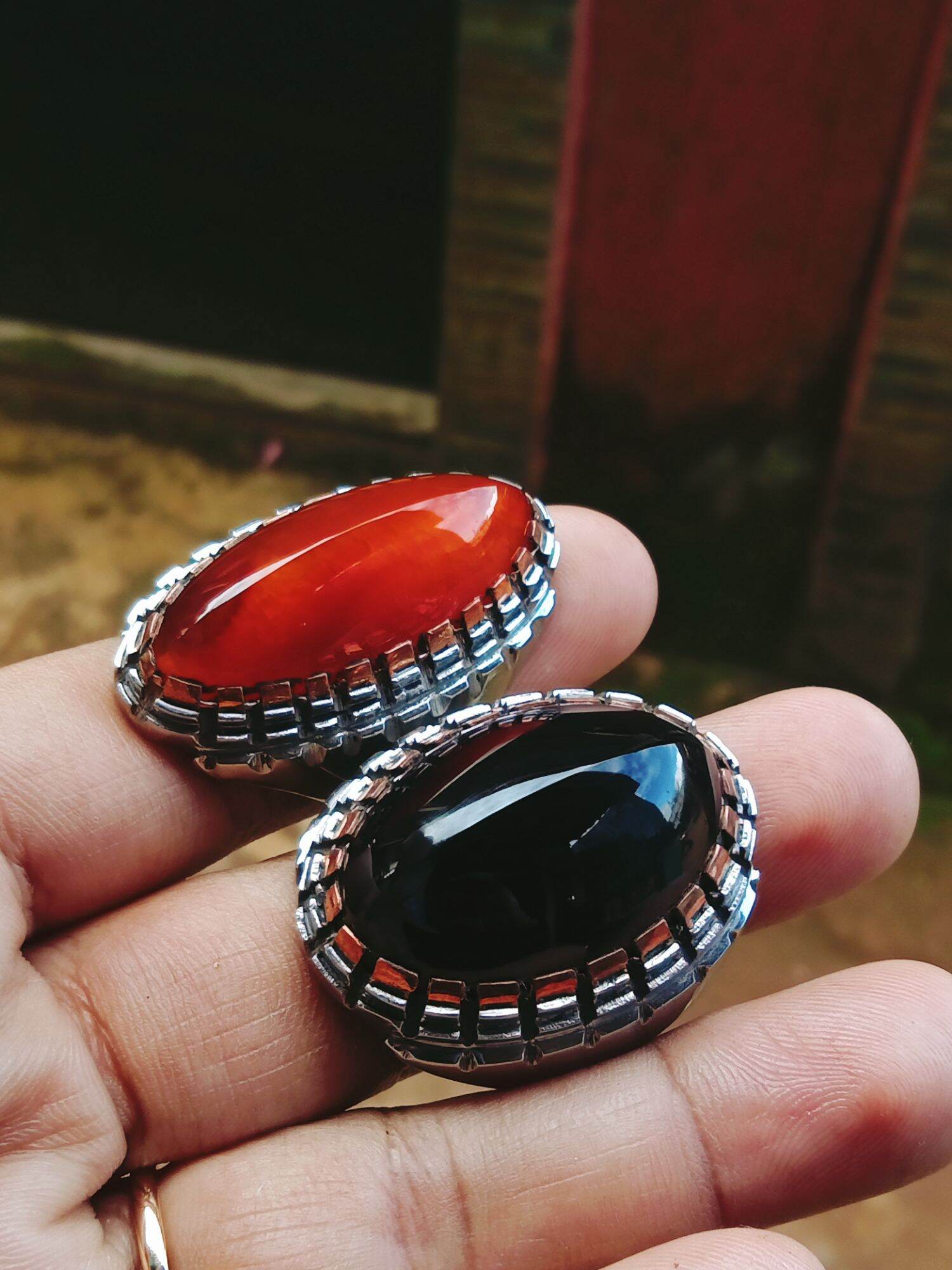 batu cincin pandan merah dan Yaman wulung | Lazada Indonesia