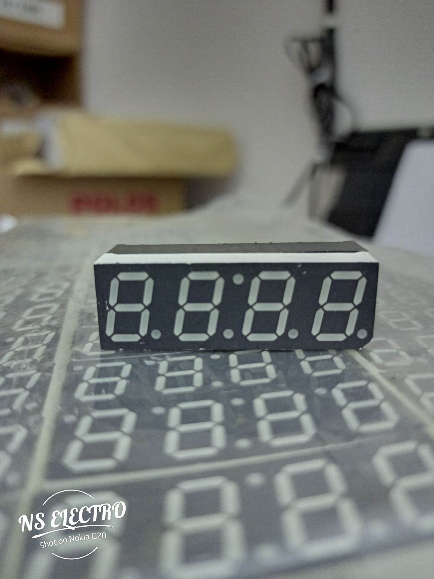 7 segment LED 4 digit 0.36" merah anoda seven segment | Lazada Indonesia