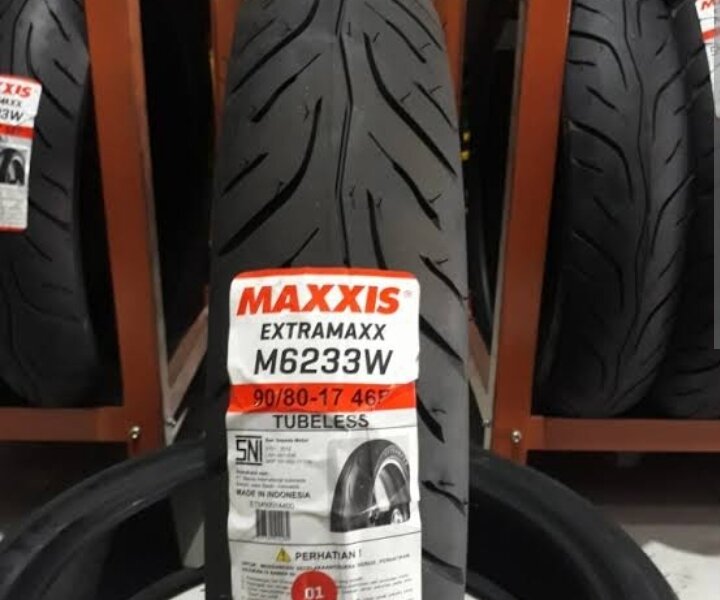 ban maxxis extramaxx M6234W 90/80-17 tubless free pentil | Lazada Indonesia