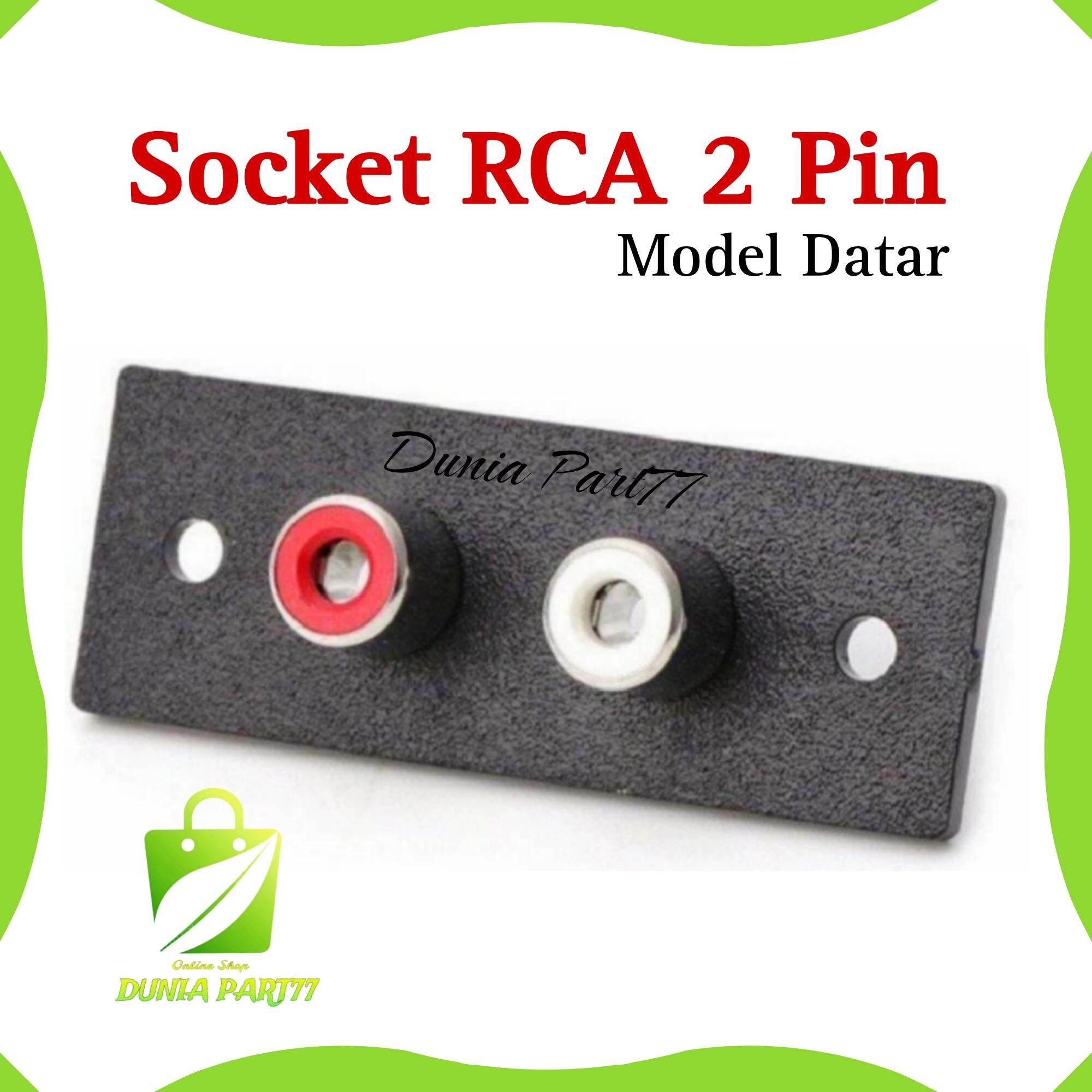 SOCKET RCA 2Pin BODY BIASA Soket Rca Speaker komponen | Lazada Indonesia